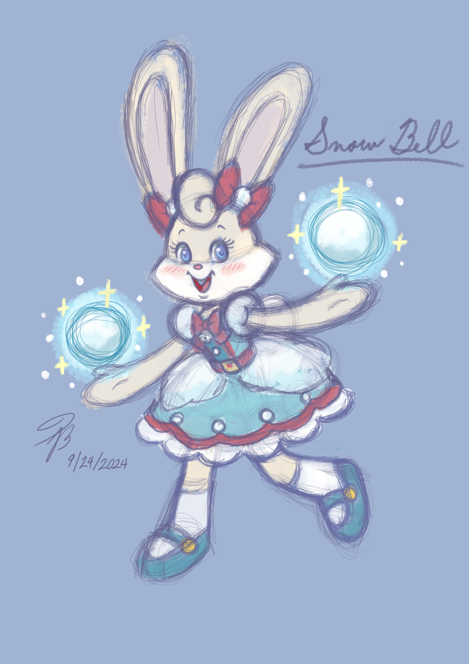 Angel B. - Merry Bell - Character Designs