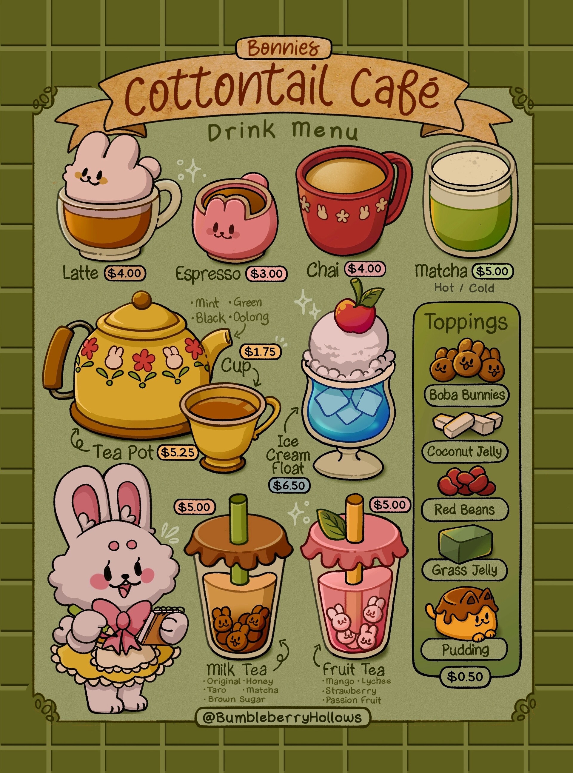 Faith Varvara - Bonnie Bunnies Cottontail Cafe