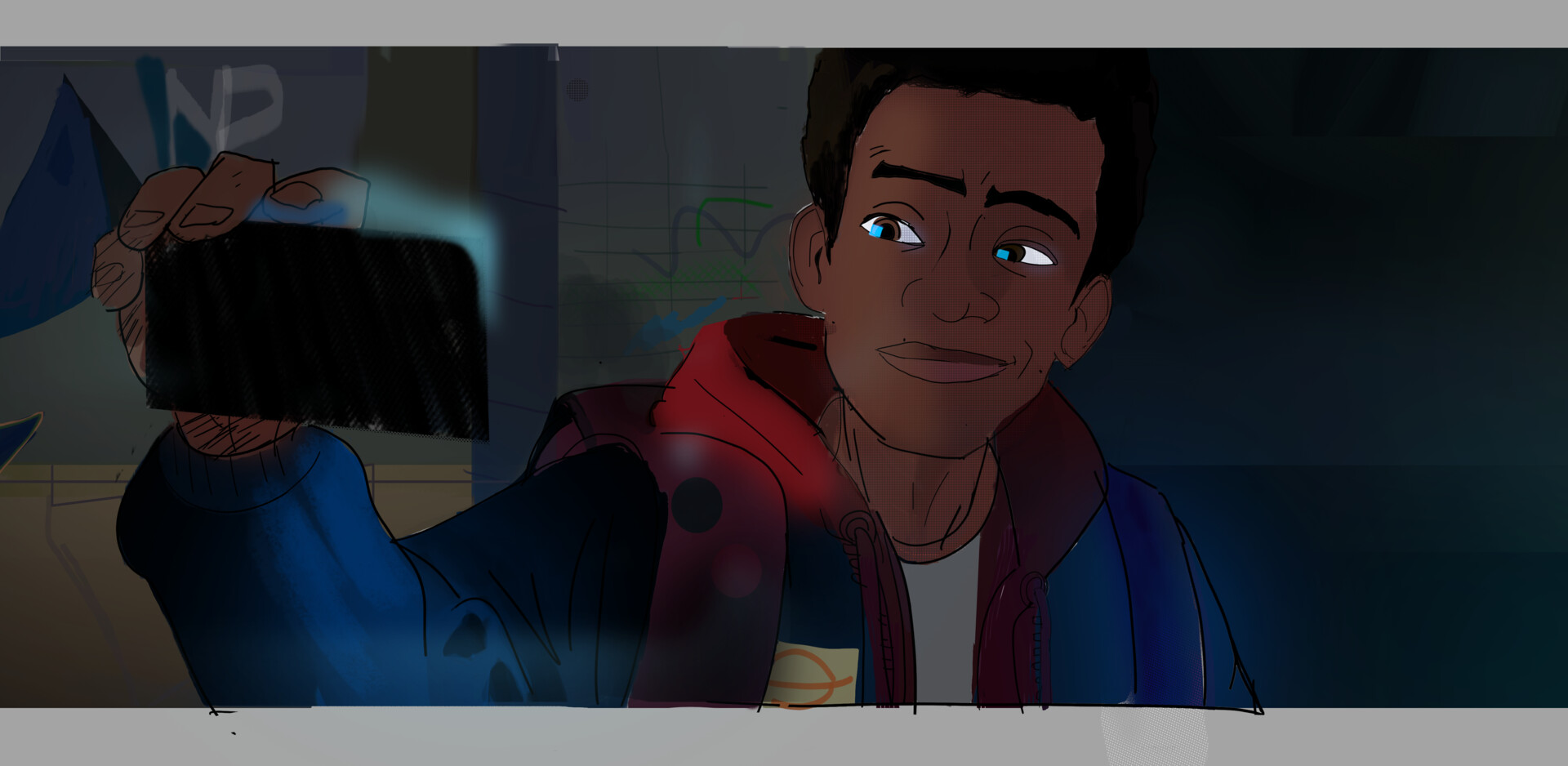 ArtStation - Into The SPIDER-VERSE STUDY #1