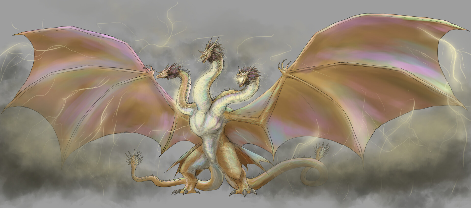 ArtStation - King Ghidorah Redesign (All Variants)