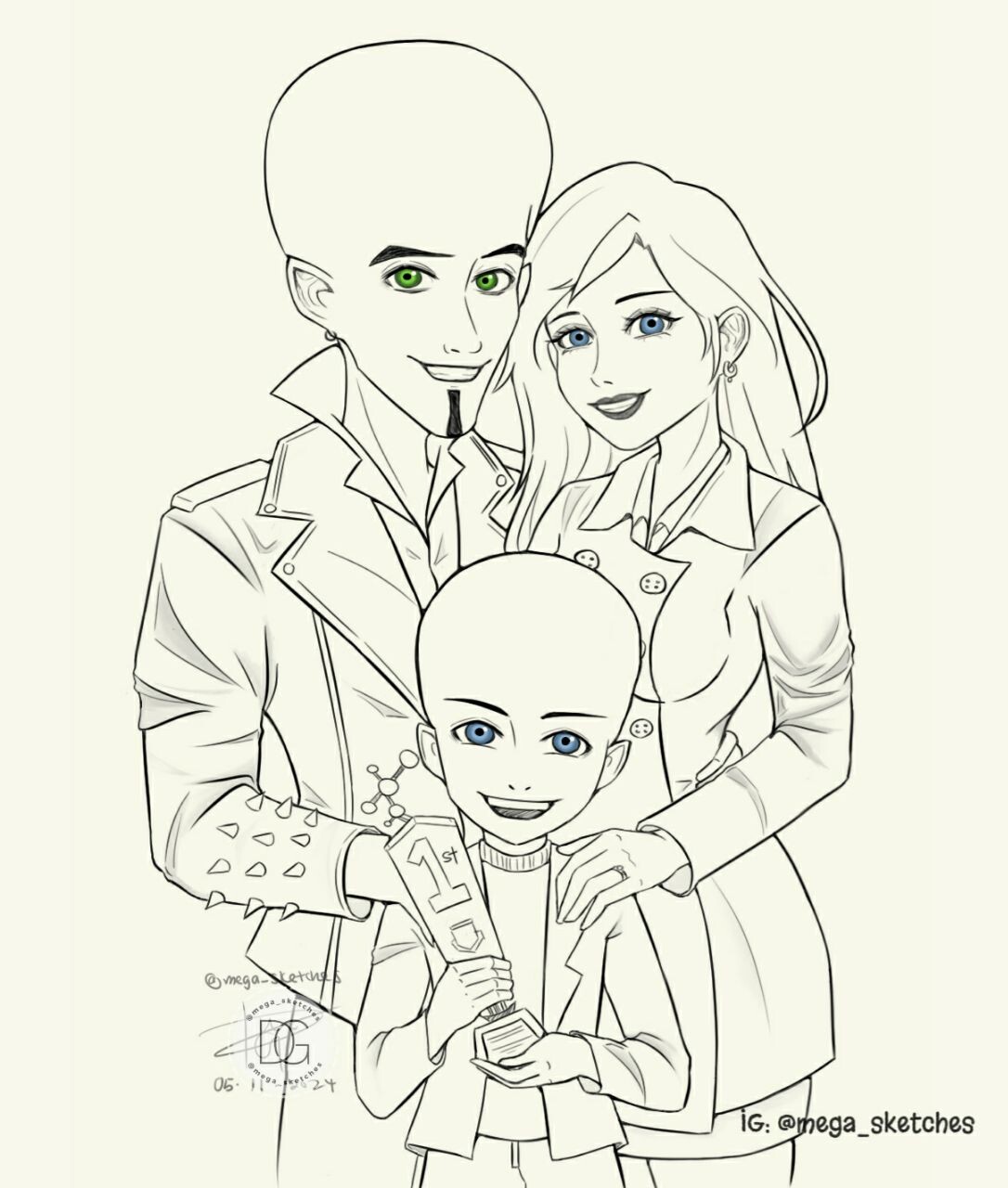 megamind coloring pages