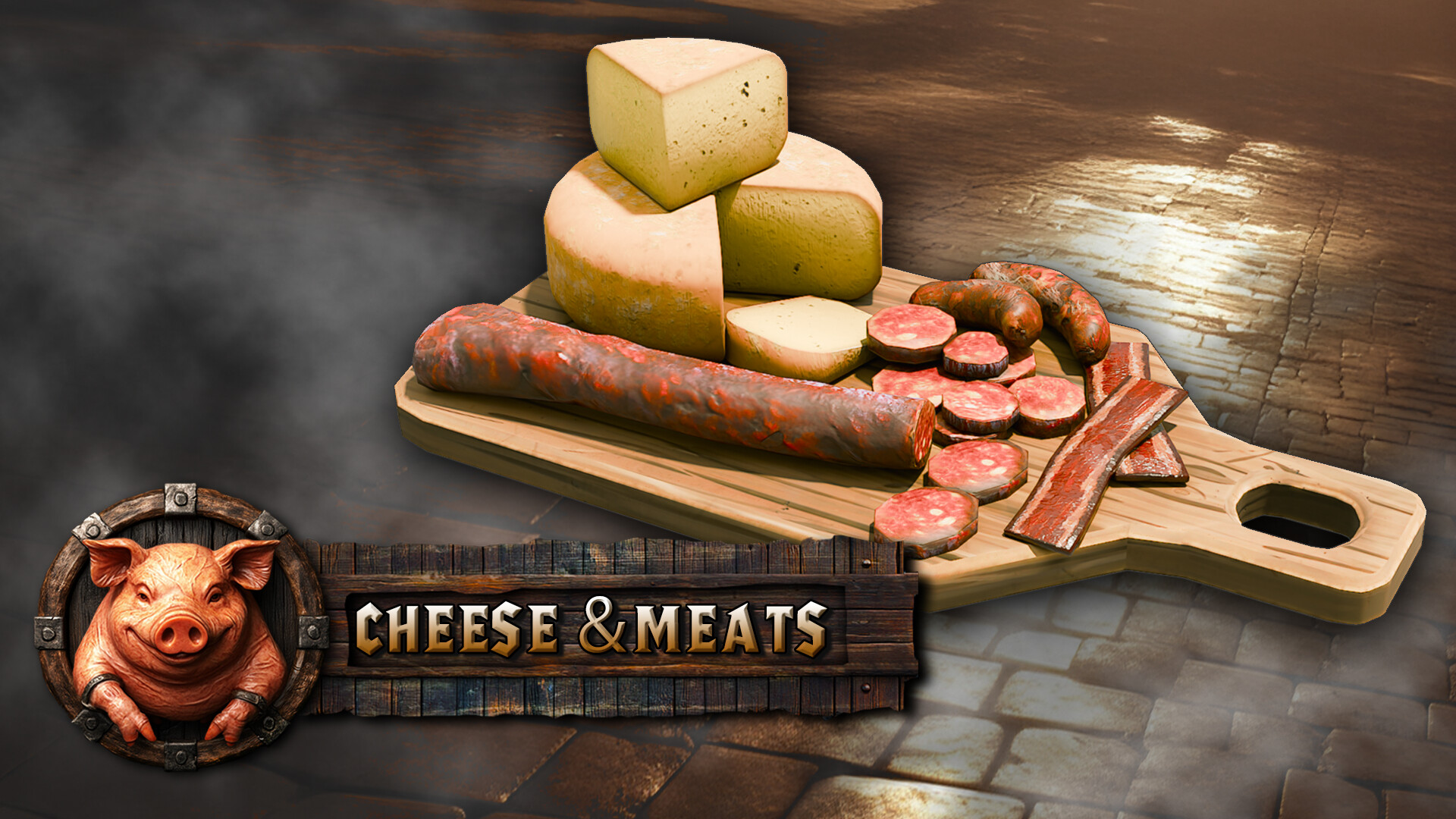 3D Tudor - Stylized Medieval Food Pack