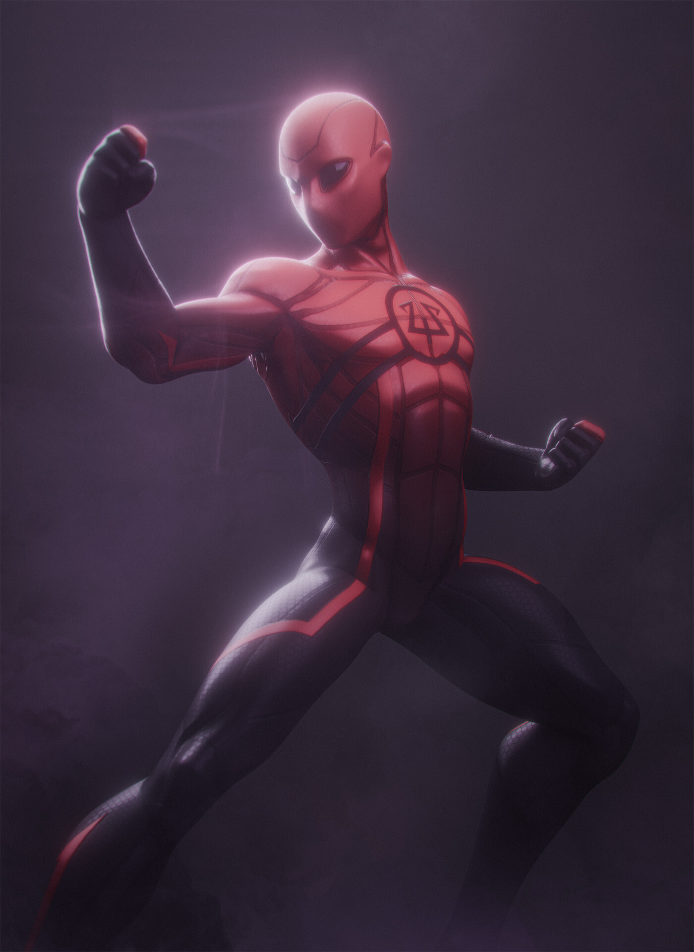 superhero pose study