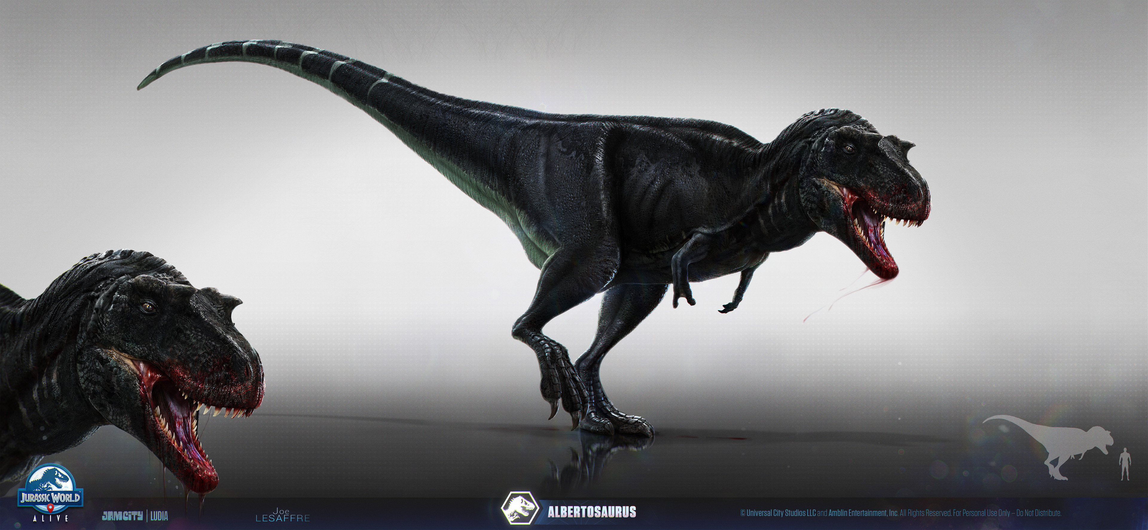 Albertosaurus Jurassic Park Erbauer