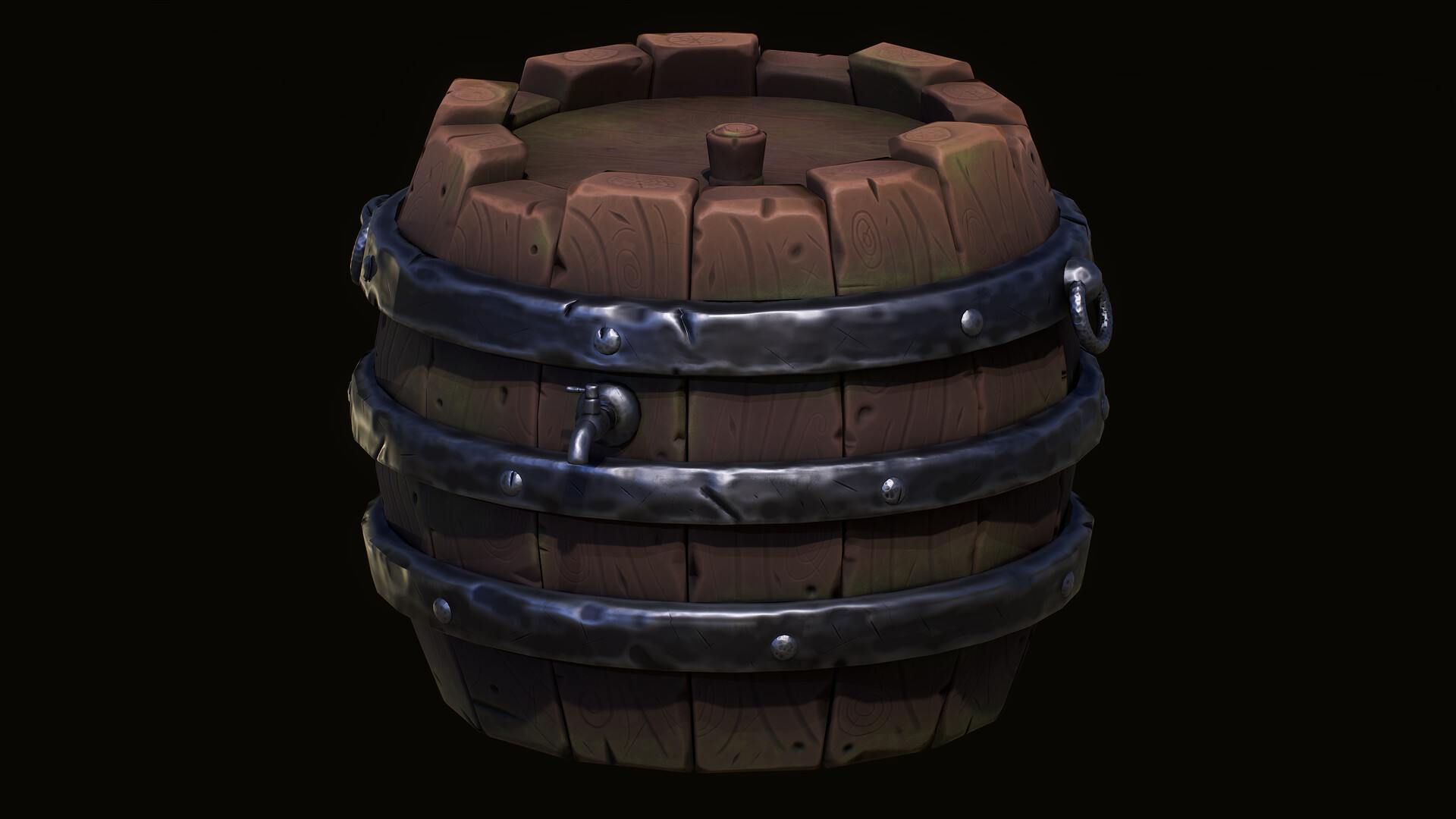 ArtStation - Stylized Barrel