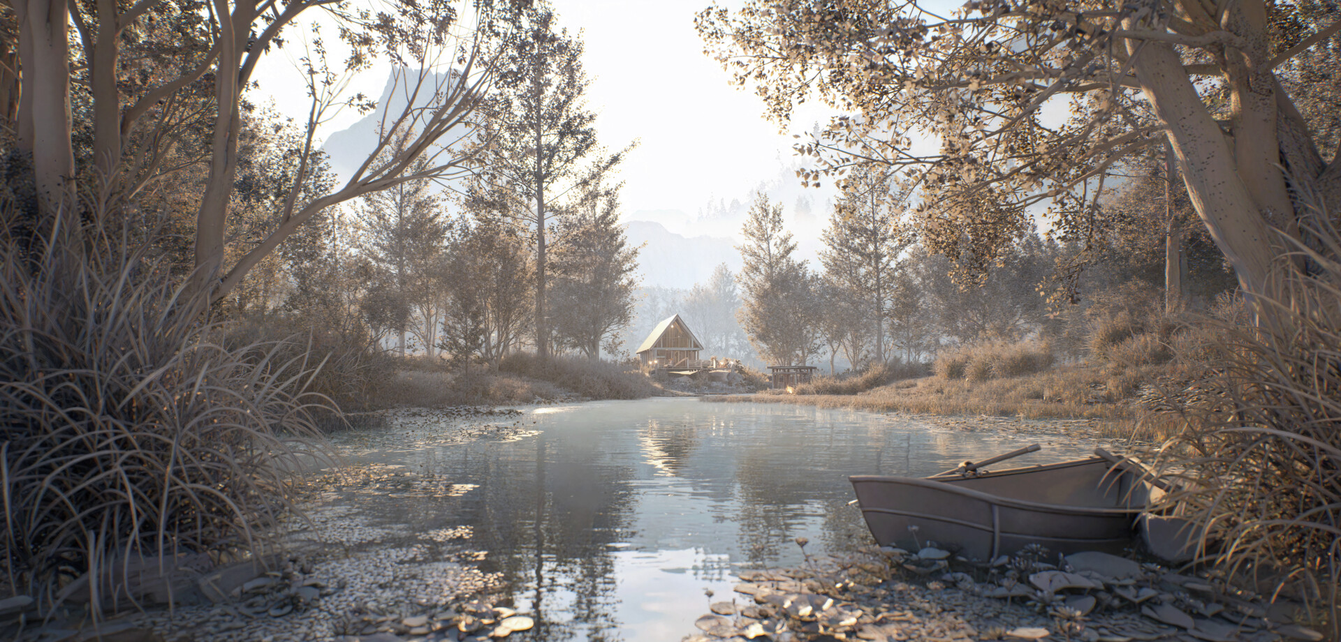 ArtStation - Forest Cabin