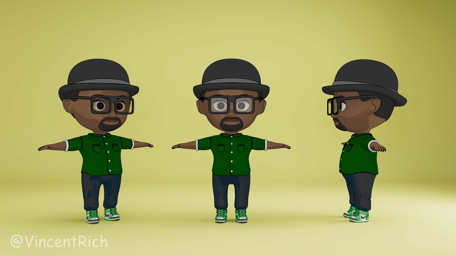 VincentRich - 3D chibi Big smoke from GTA San Andreas