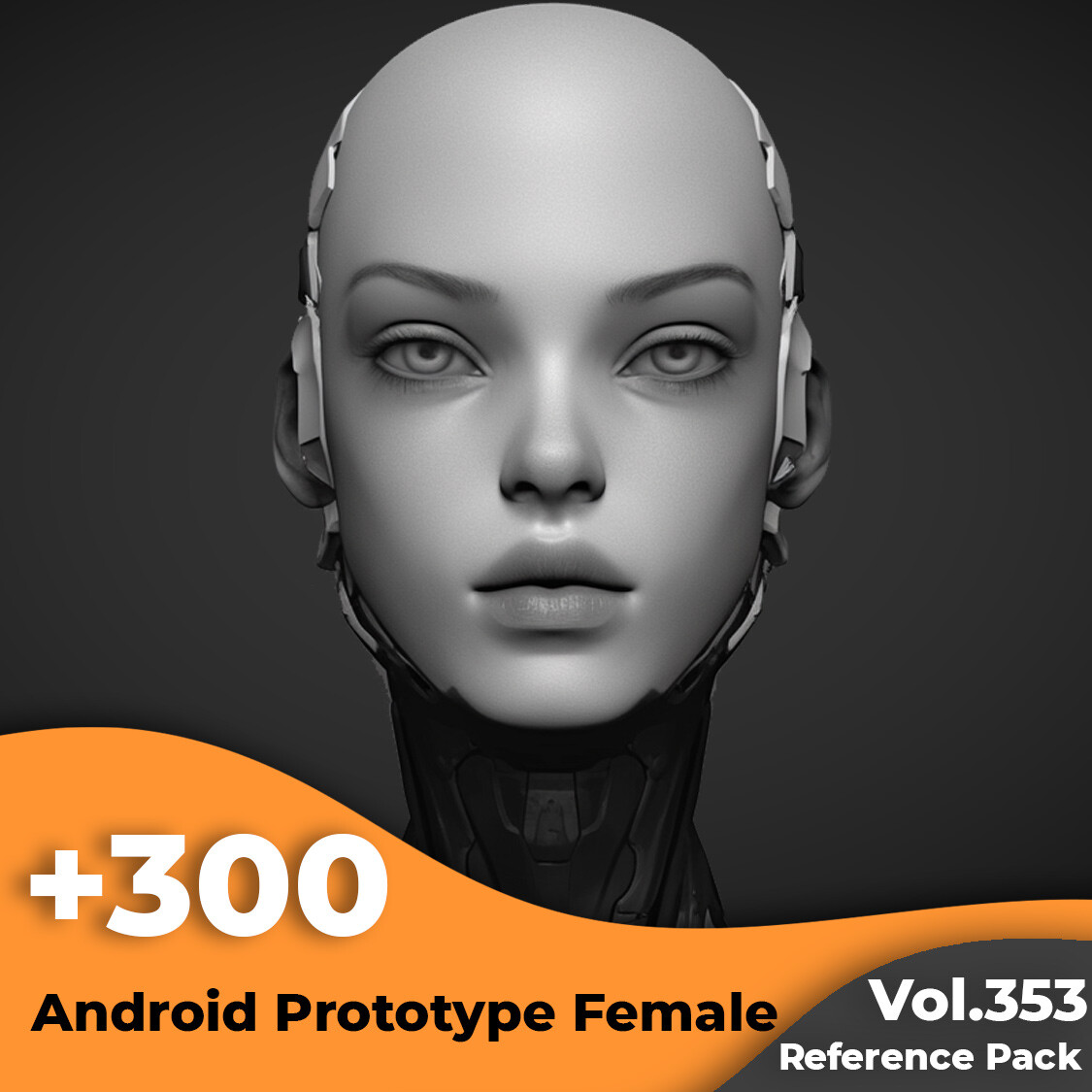 ArtStation - +300 Android Prototype Female Head Sculpt Reference Images(4k)