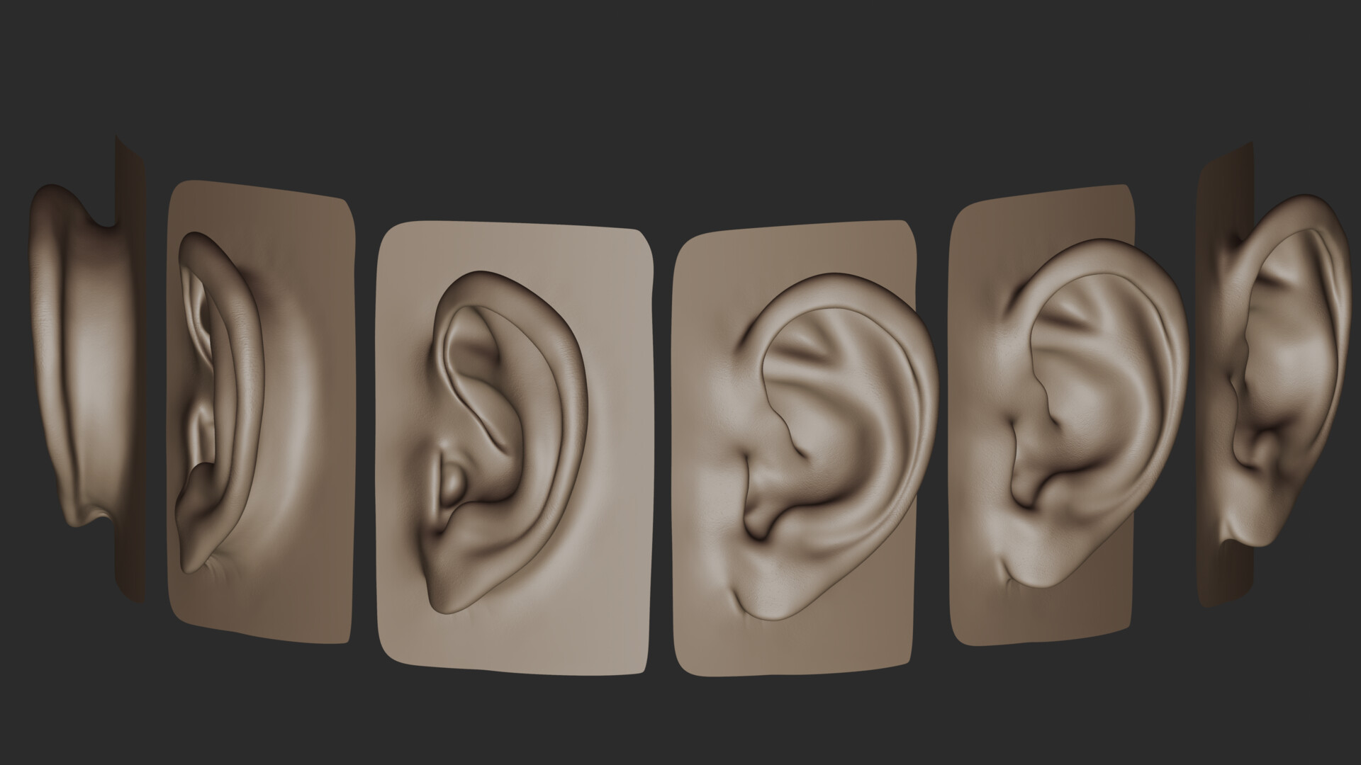 ArtStation - Human ear sculpture