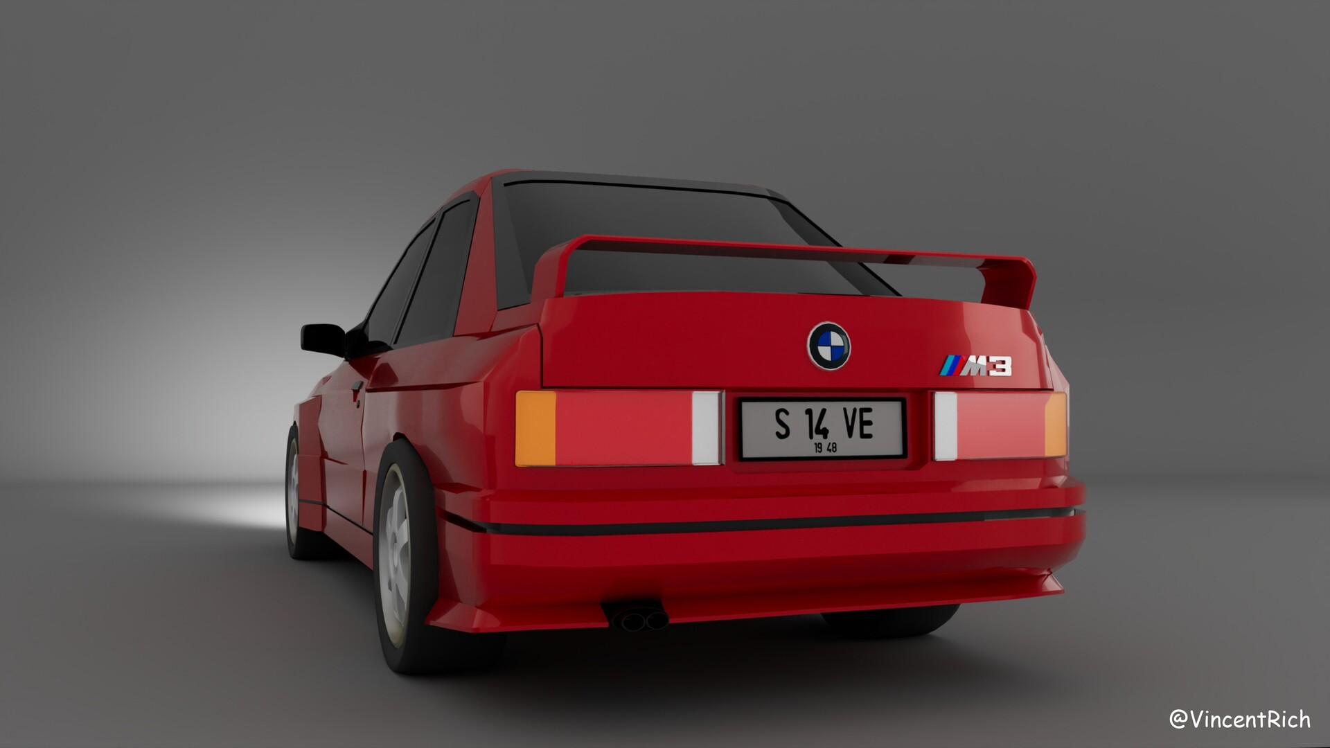 VincentRich - Low poly BMW E30