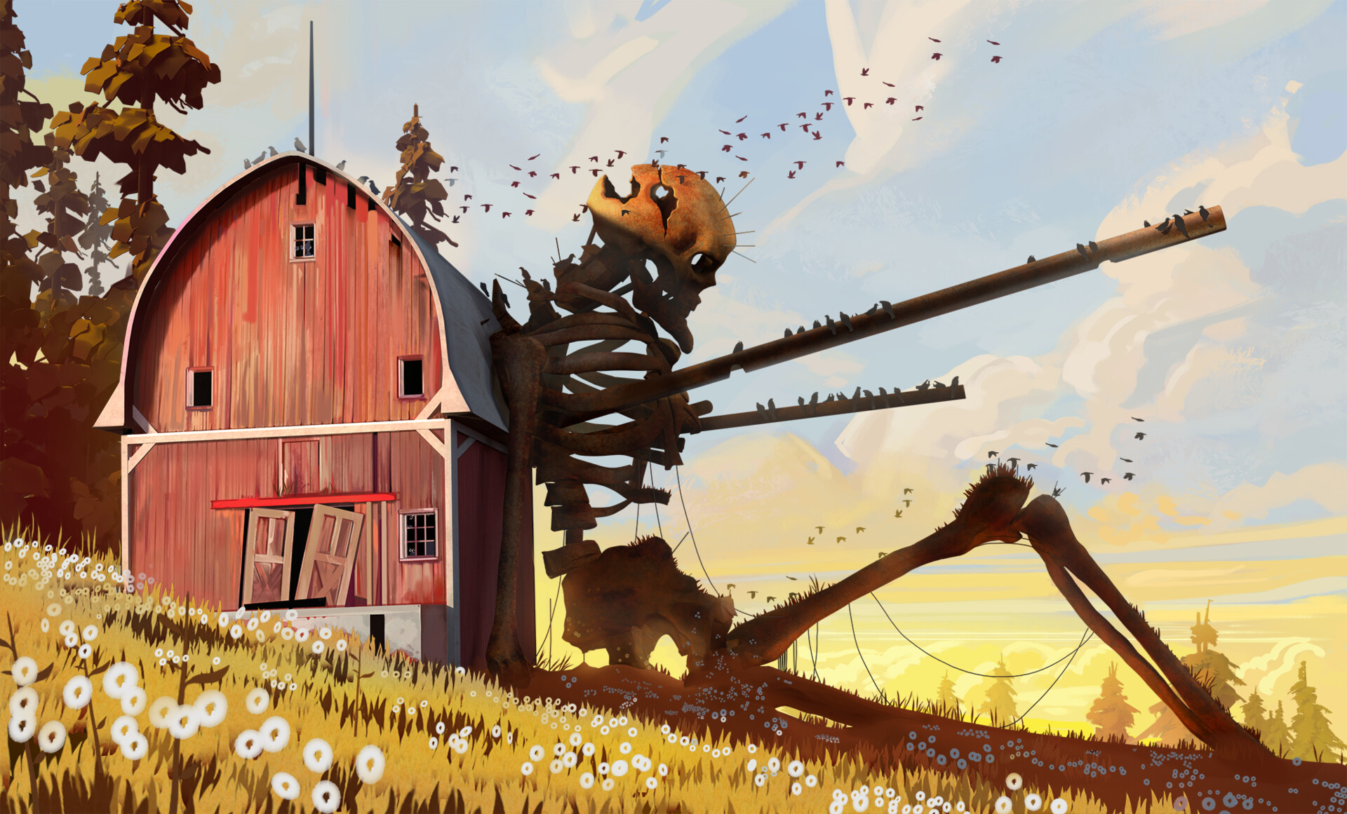 ArtStation - Resting Warrior - 3D rendition