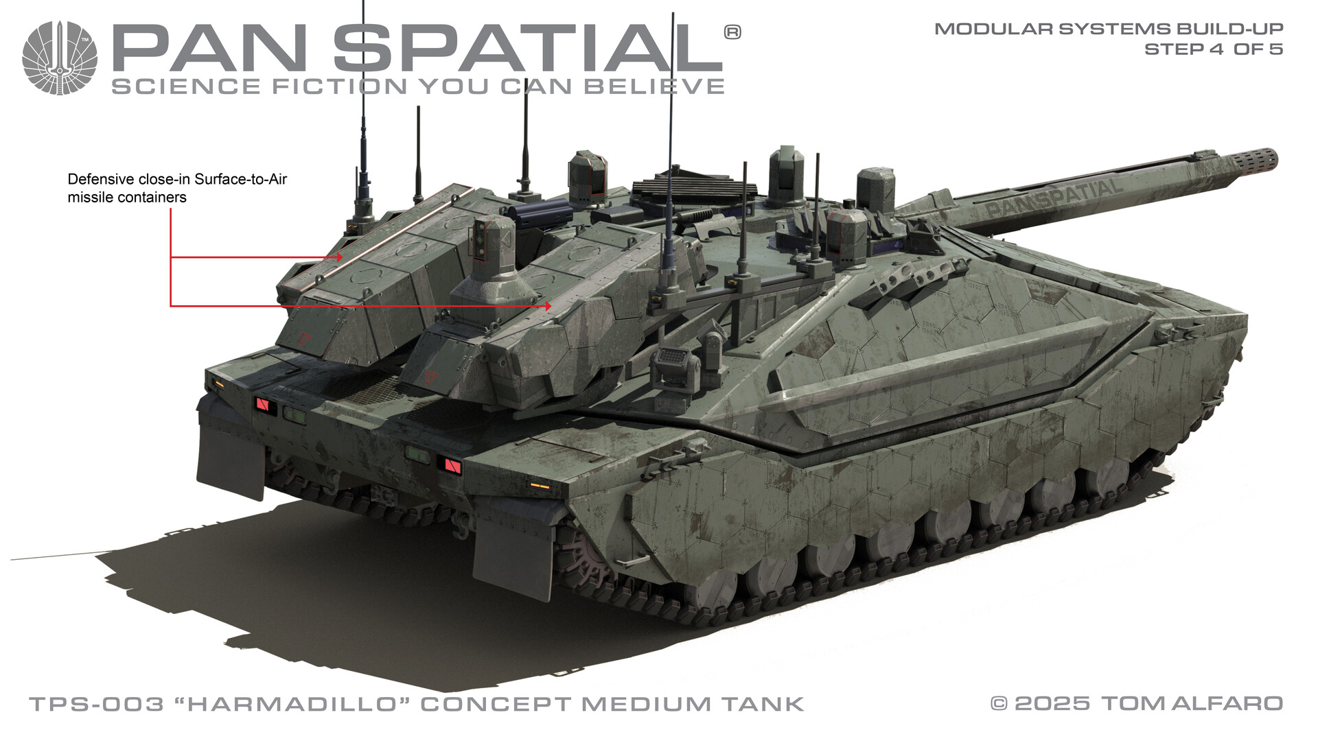 PAN SPATIAL Aerospace Concept Design - TPS-003 'Harmadillo' Concept ...