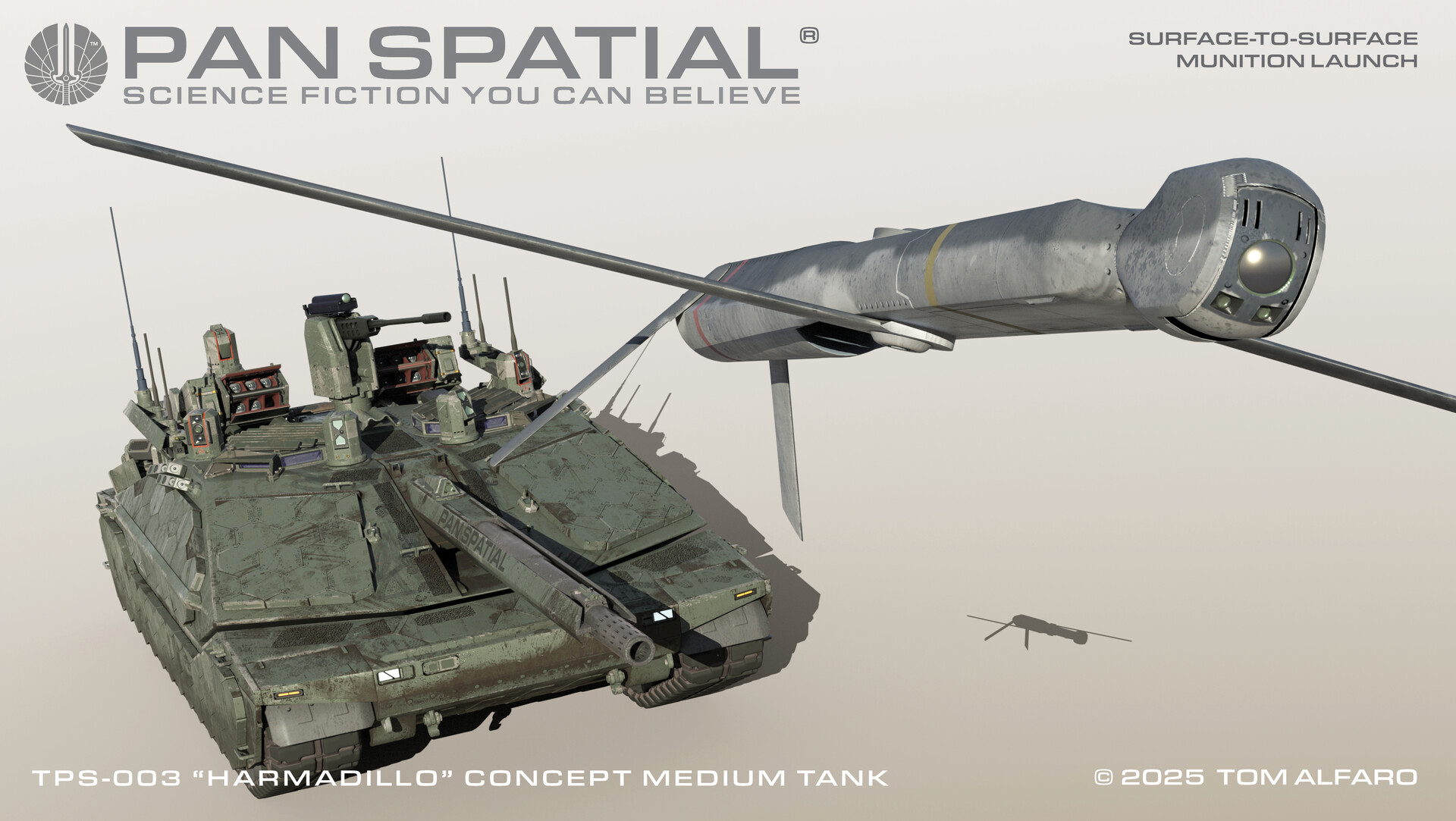 PAN SPATIAL Aerospace Concept Design - TPS-003 'Harmadillo' Concept ...