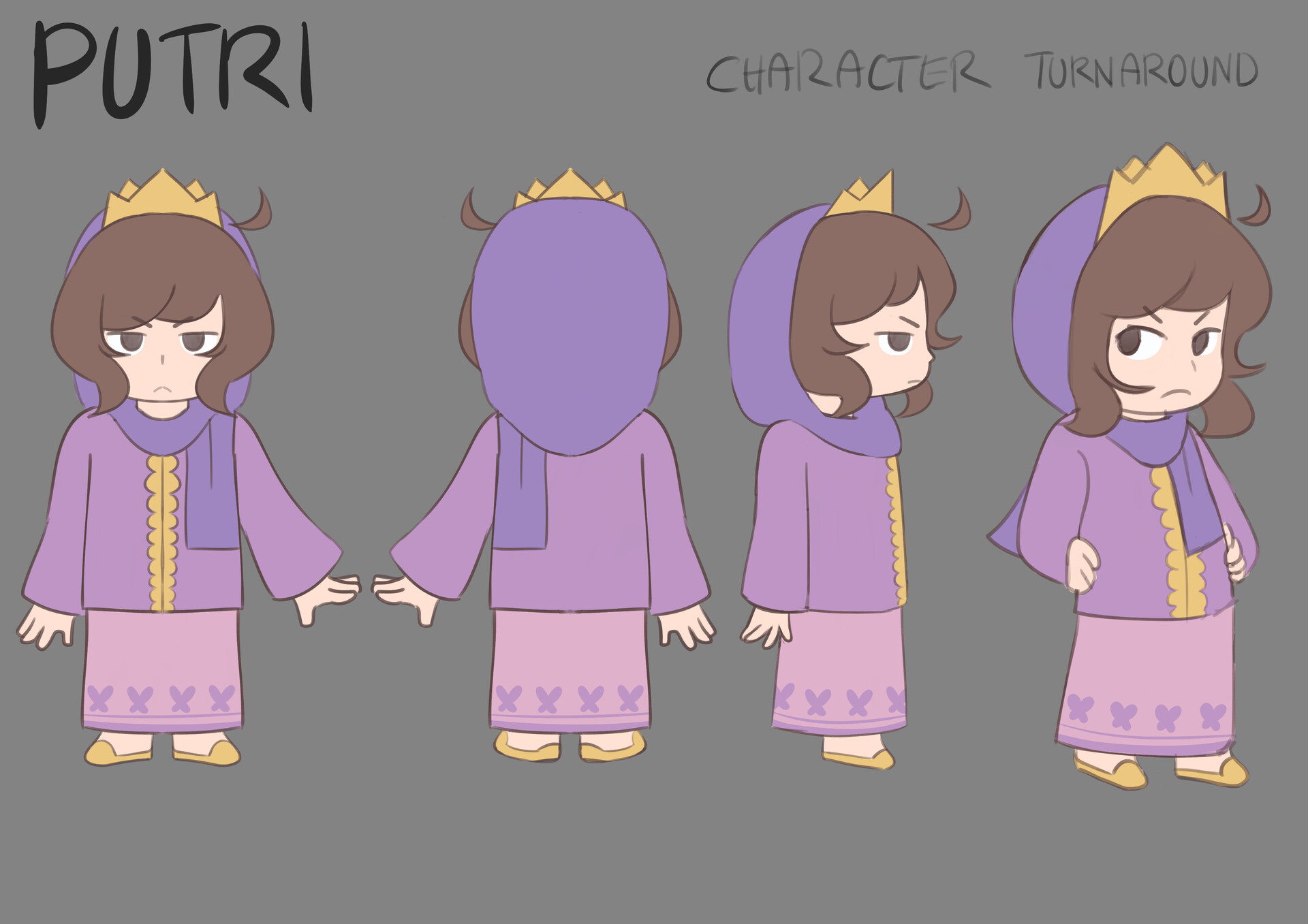 ArtStation - Putri Reference Sheet