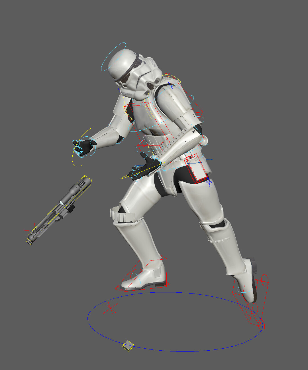 ArtStation - week 1 - posing with IP rigs (Storm Trooper)