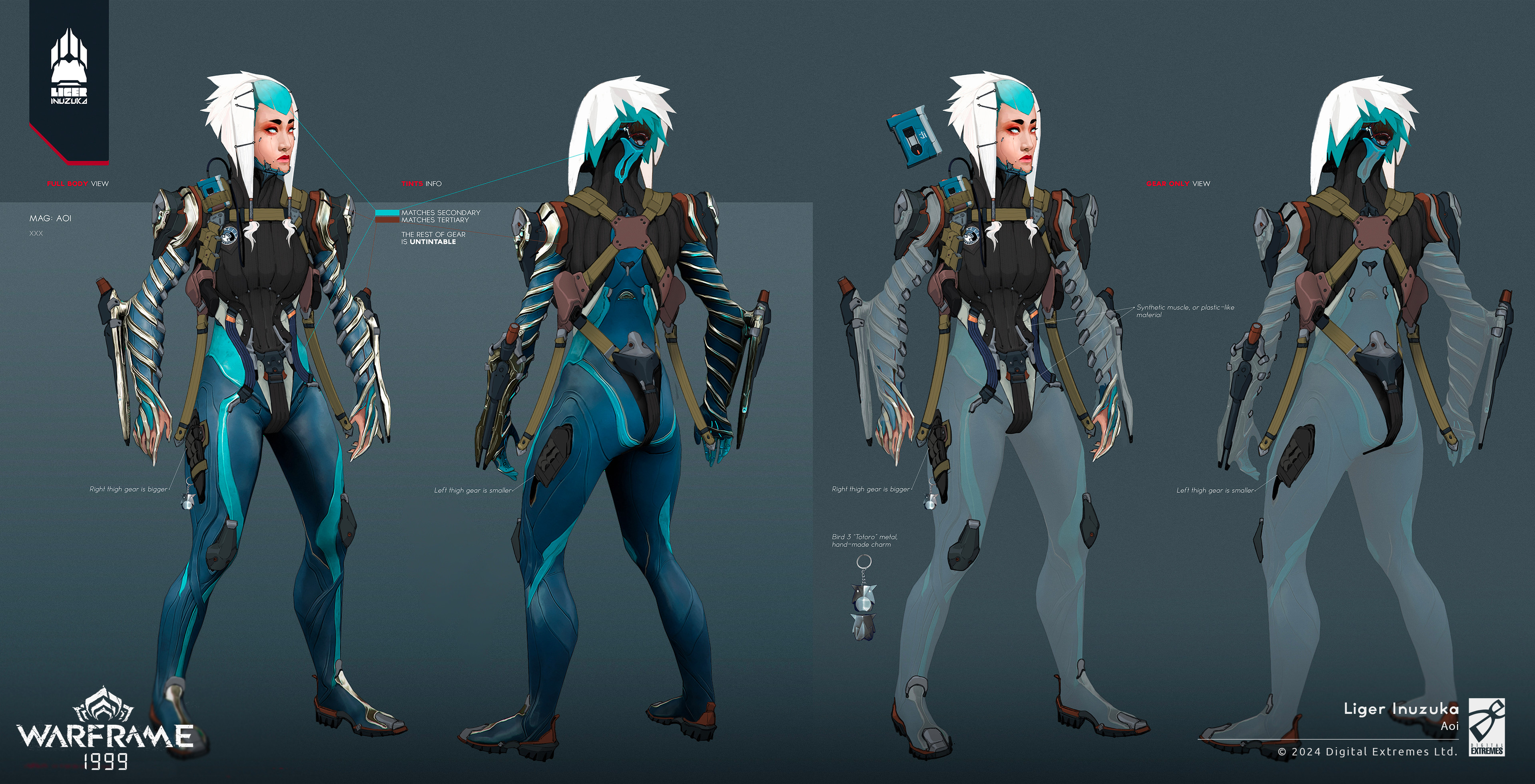 Liger Inuzuka - Warframe 1999: Aoi, Amir, Eleanor, Quincy, Lettie - The Hex