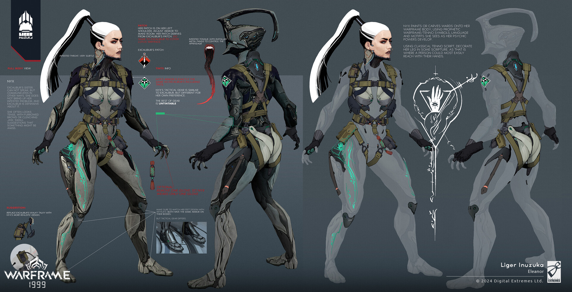 Liger Inuzuka - Warframe 1999: Aoi, Amir, Eleanor, Quincy, Lettie - The Hex