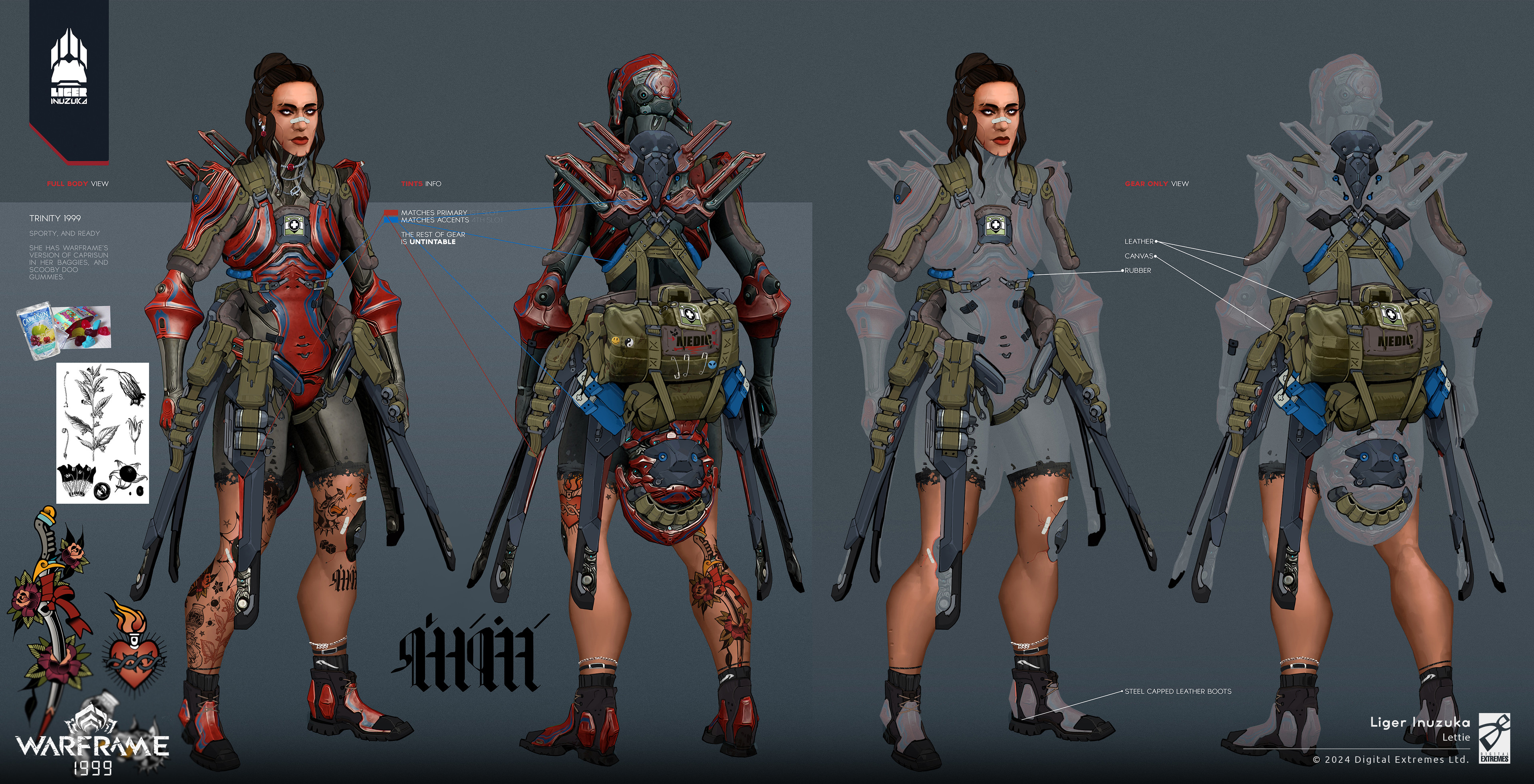 Liger Inuzuka - Warframe 1999: Aoi, Amir, Eleanor, Quincy, Lettie - The Hex