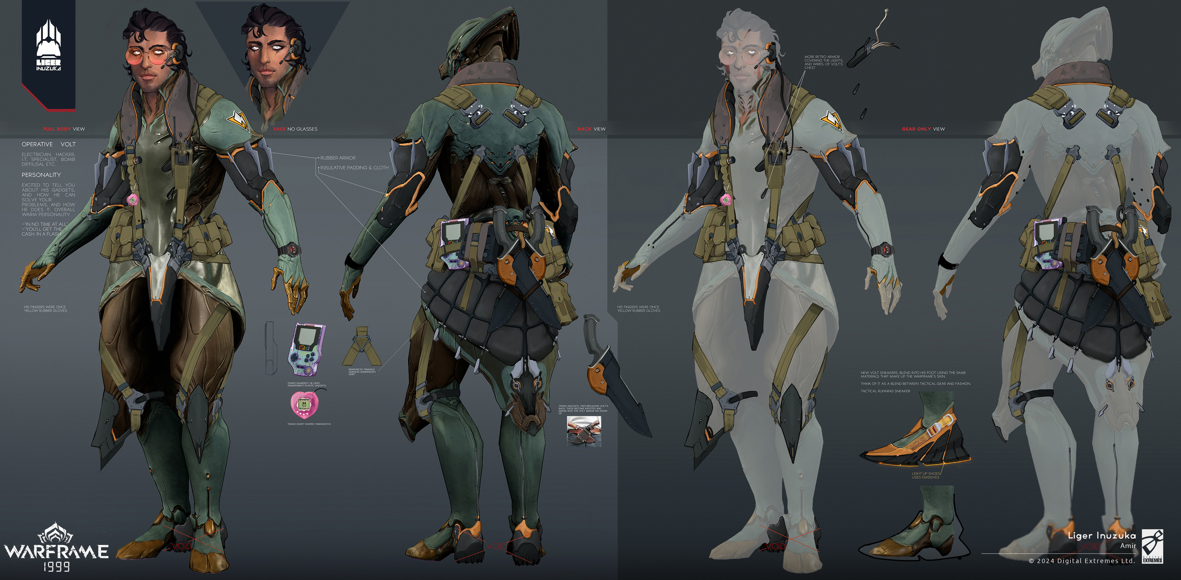 Liger Inuzuka - Warframe 1999: Aoi, Amir, Eleanor, Quincy, Lettie - The Hex