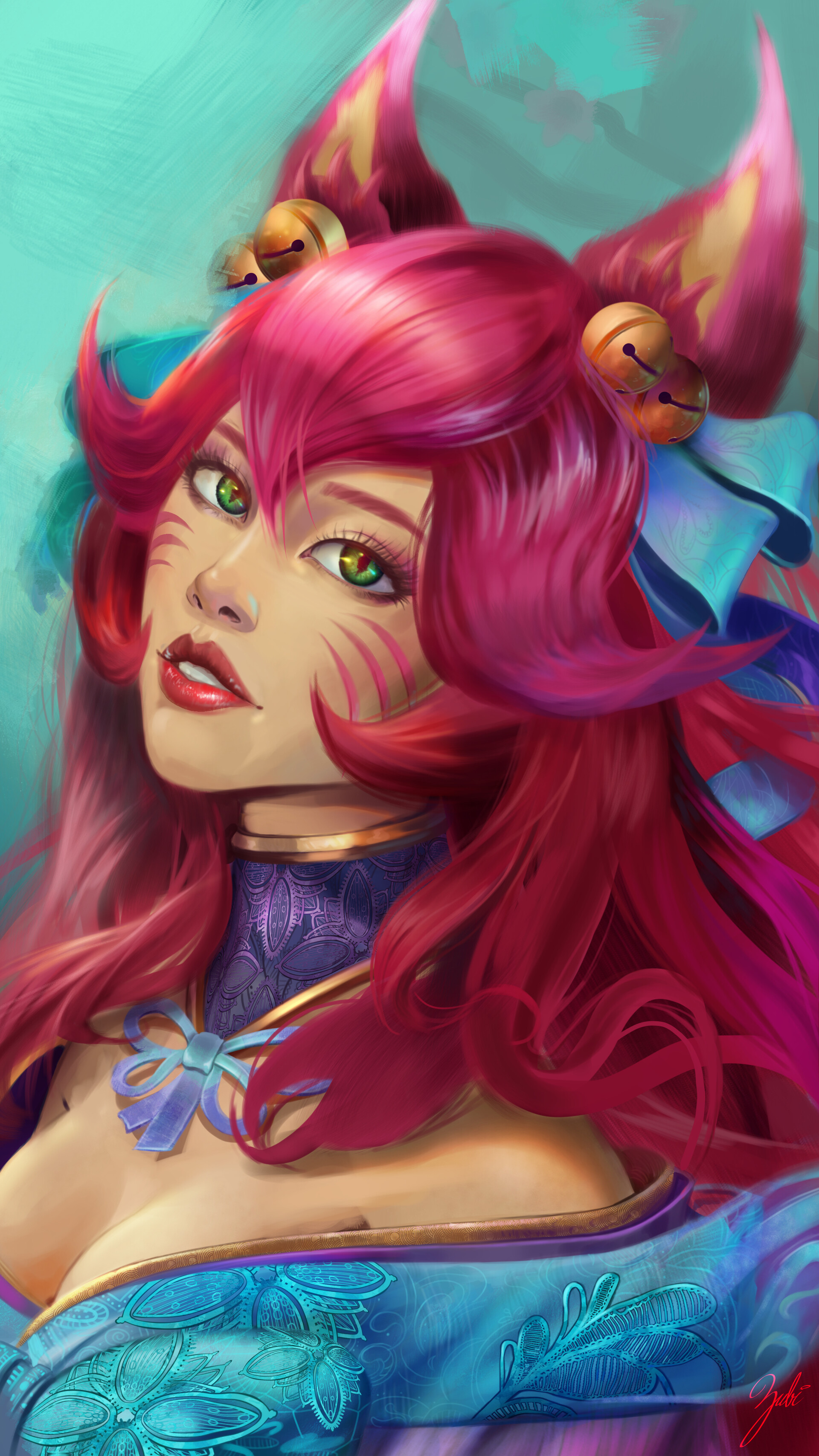 ArtStation - Spirit Blossom Ahri - Fanart