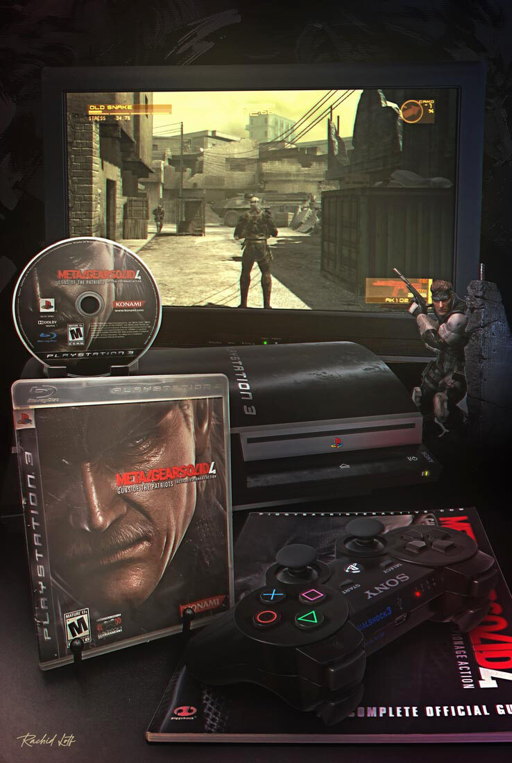 ArtStation - Metal Gear Solid 4 - Plaustation 3