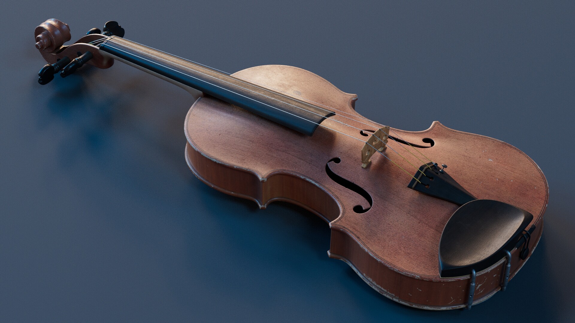 ArtStation - Violin - Modeling and Texturing