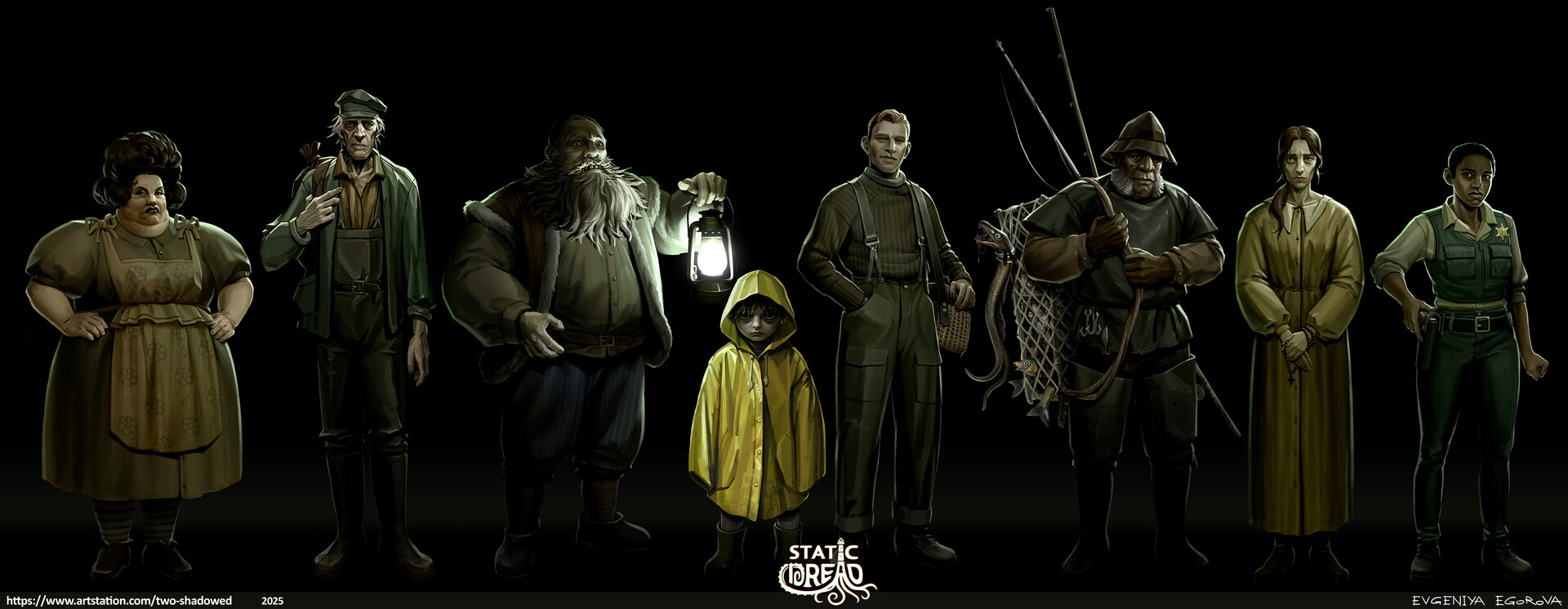 Evgeniya Egorova - Static Dread characters