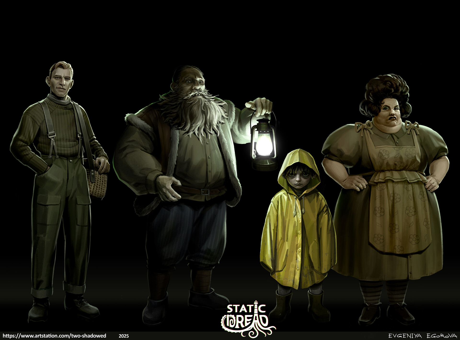 Evgeniya Egorova - Static Dread characters