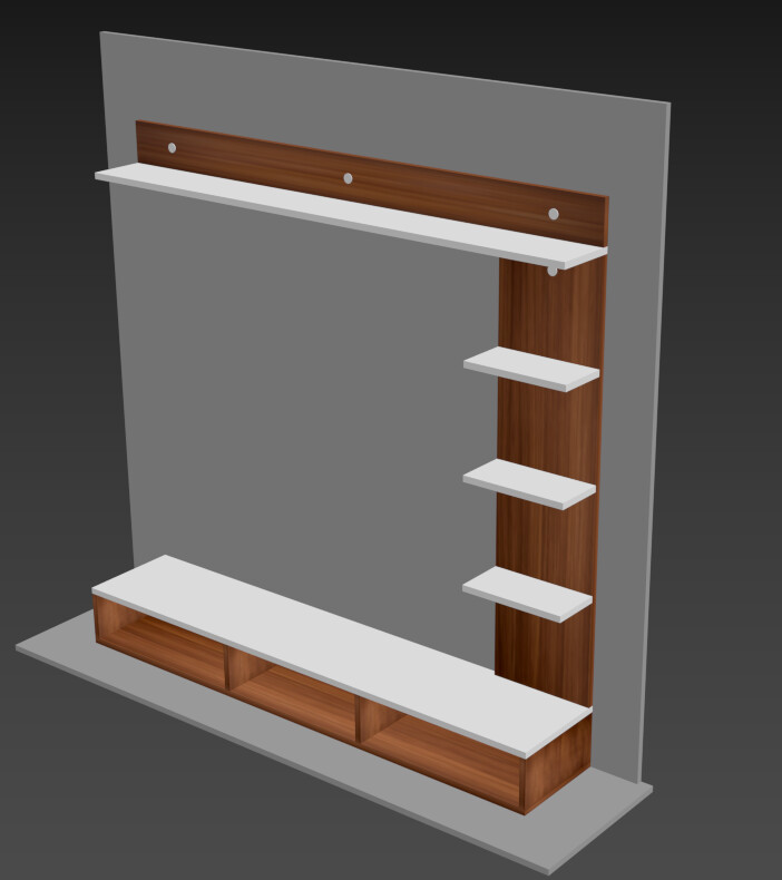 ArtStation - Modern TV Unit Design