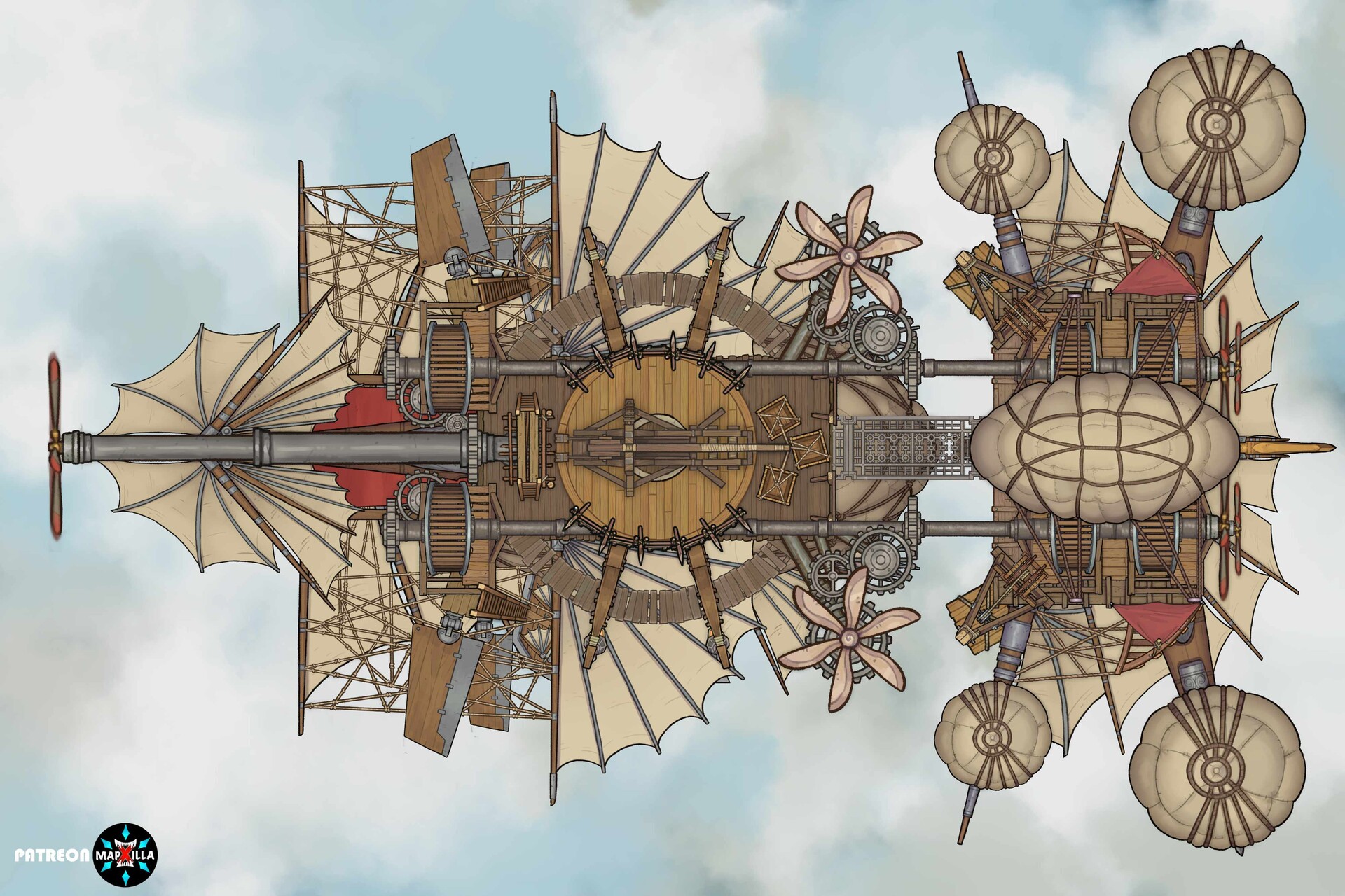 ArtStation - Goblin Airship [40 x 20]