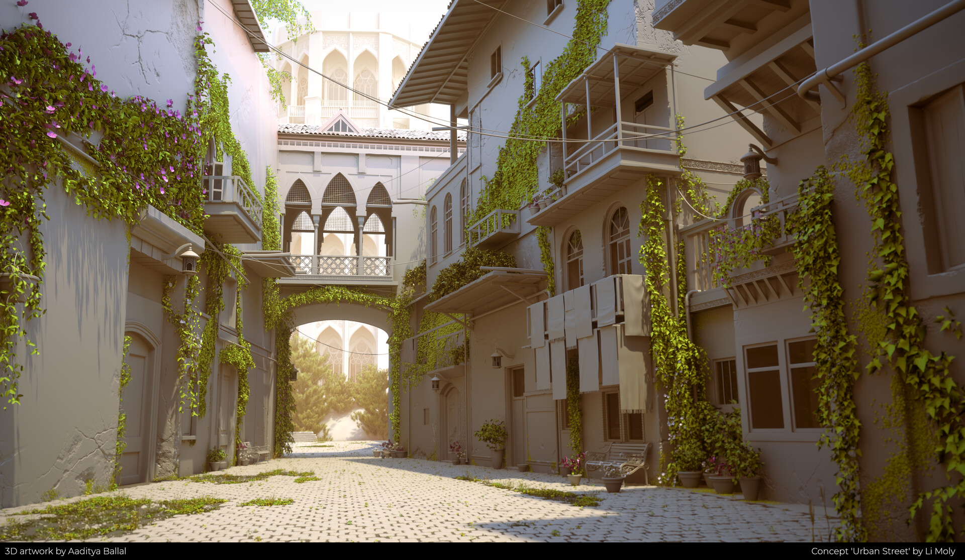 ArtStation - Medieval Street