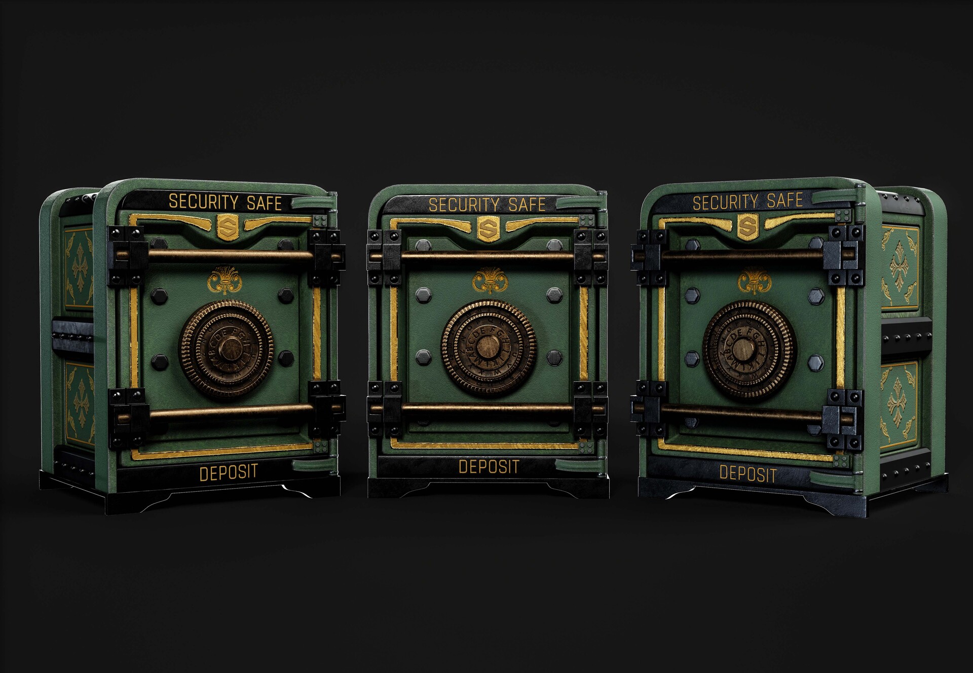ArtStation - Vintage Security Safe
