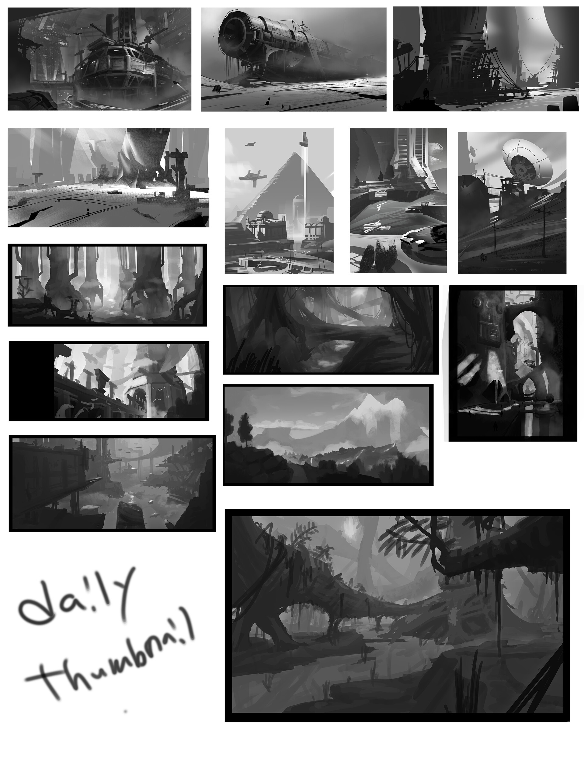 ArtStation - daily thumbnail