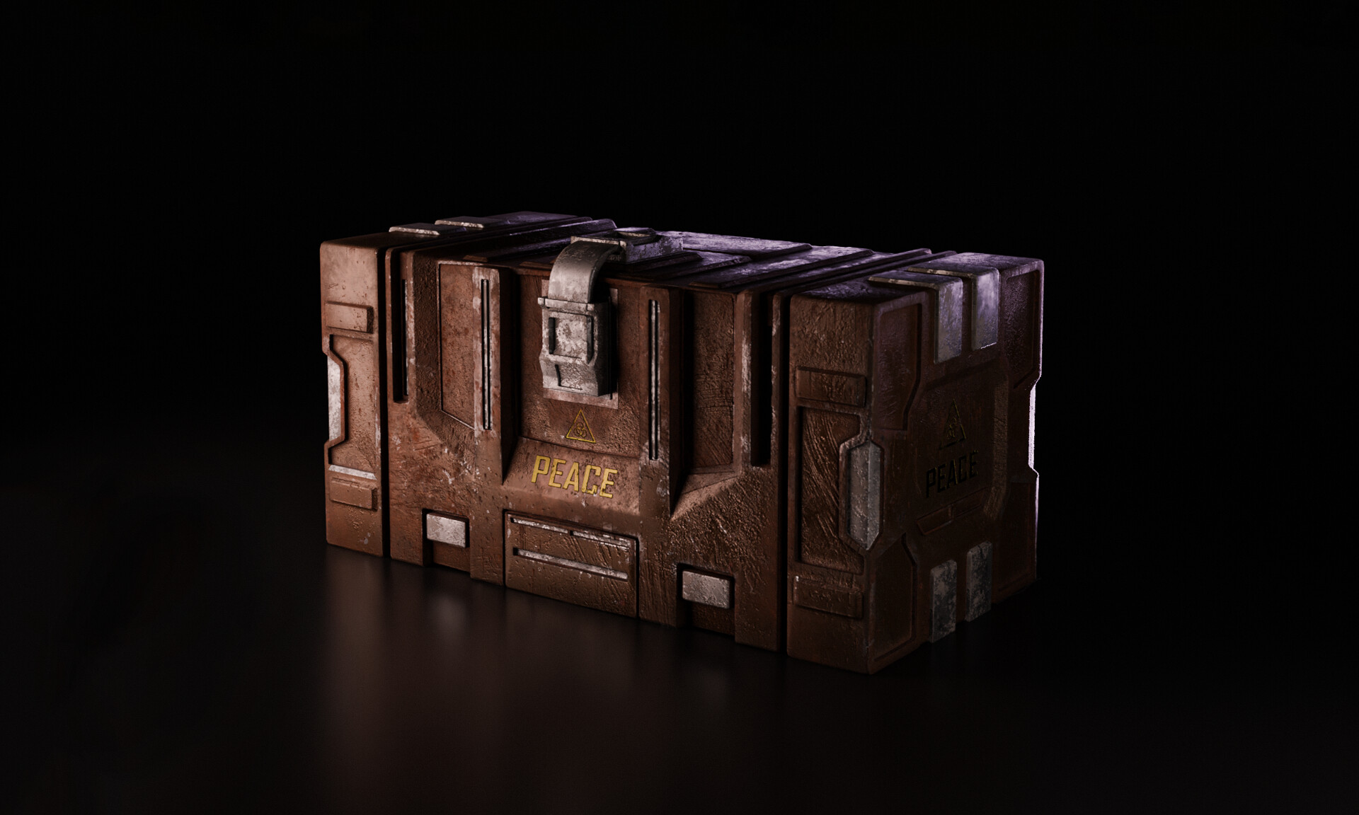 ArtStation - Rusty Military Crate