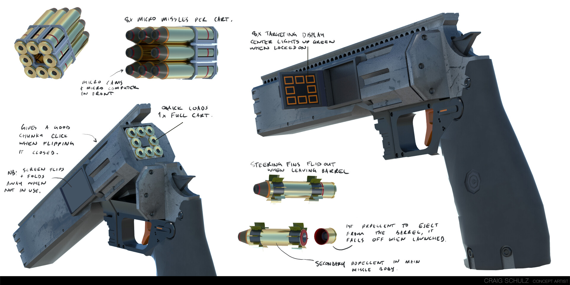 ArtStation - Octo-M Handgun