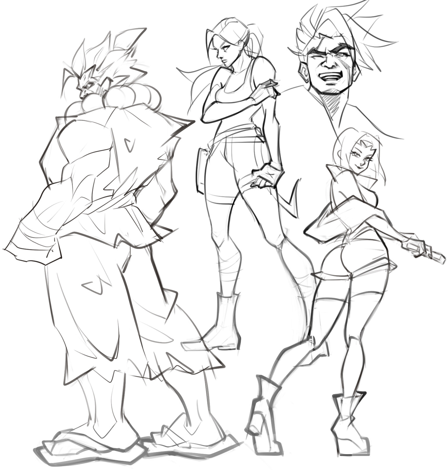 Yuchi育芝 - Sketches practice