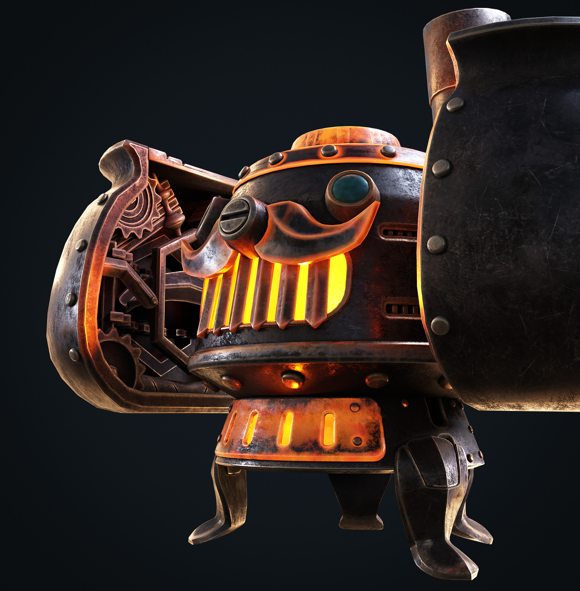 ArtStation - Cookbot Pet - World of Racetrack