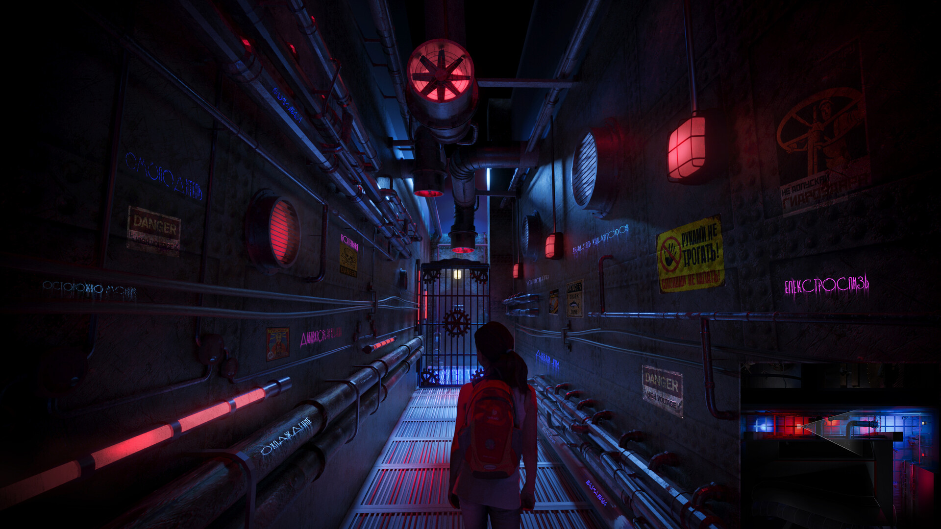 ArtStation - Carnival of Horrors_ corridor into the depths of darkness