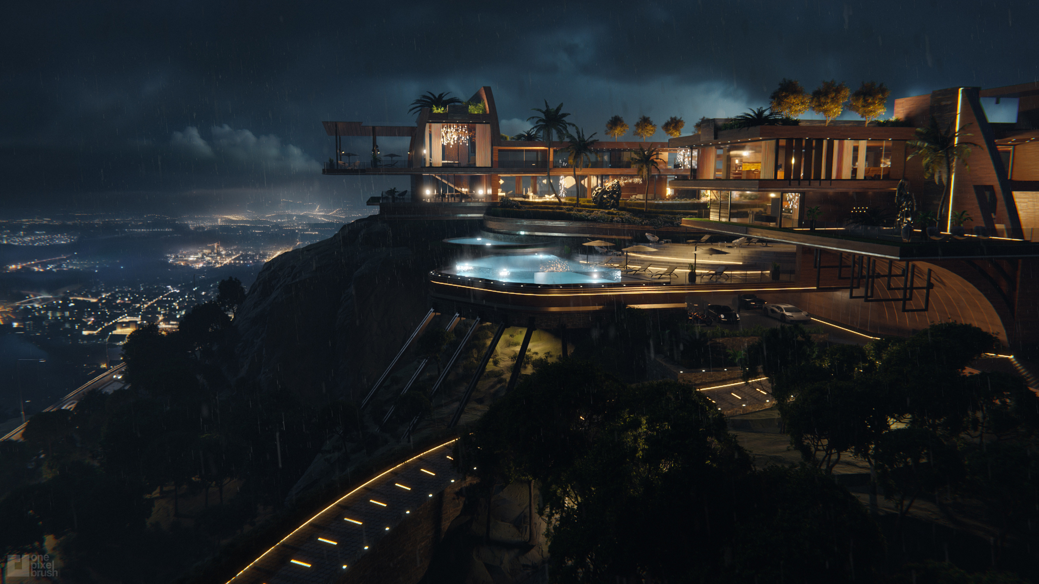 One Pixel Brush - This is Me...Now: Diamond Mansion Exterior