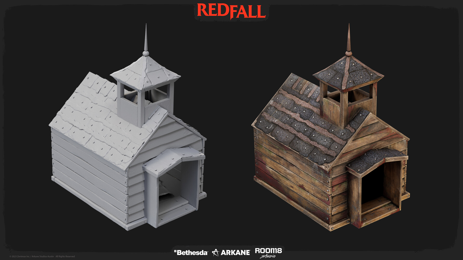 Room 8 Studio - Portfolio - Huge Props (Redfall)