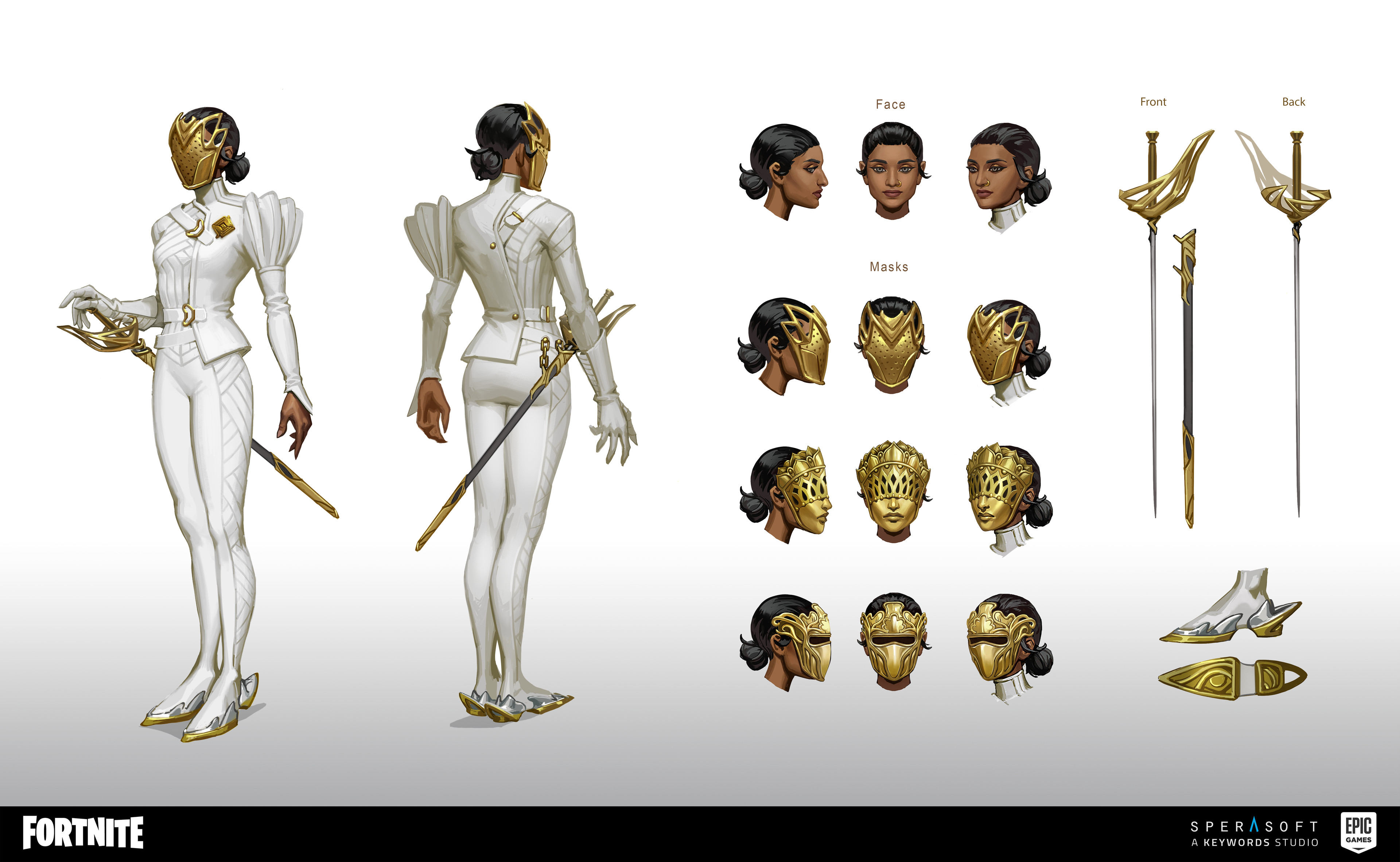 Sperasoft, a Keywords Studio - Fortnite: Nisha Concept Art