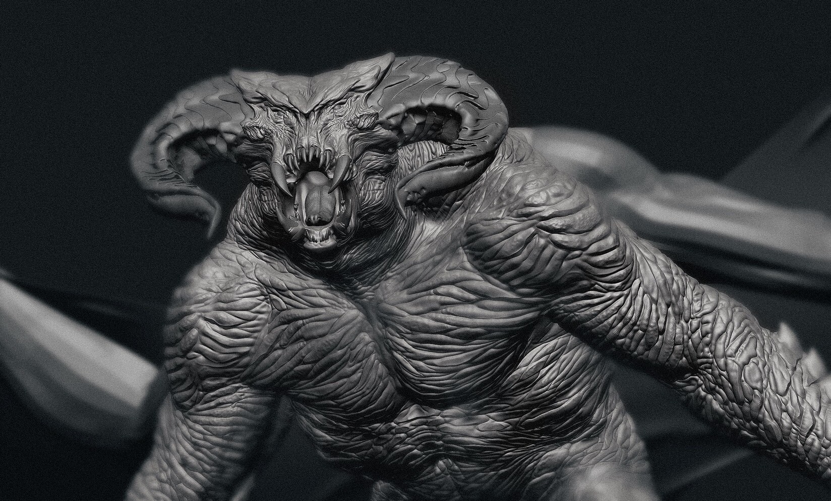 ArtStation - Balrog fan art WIP02