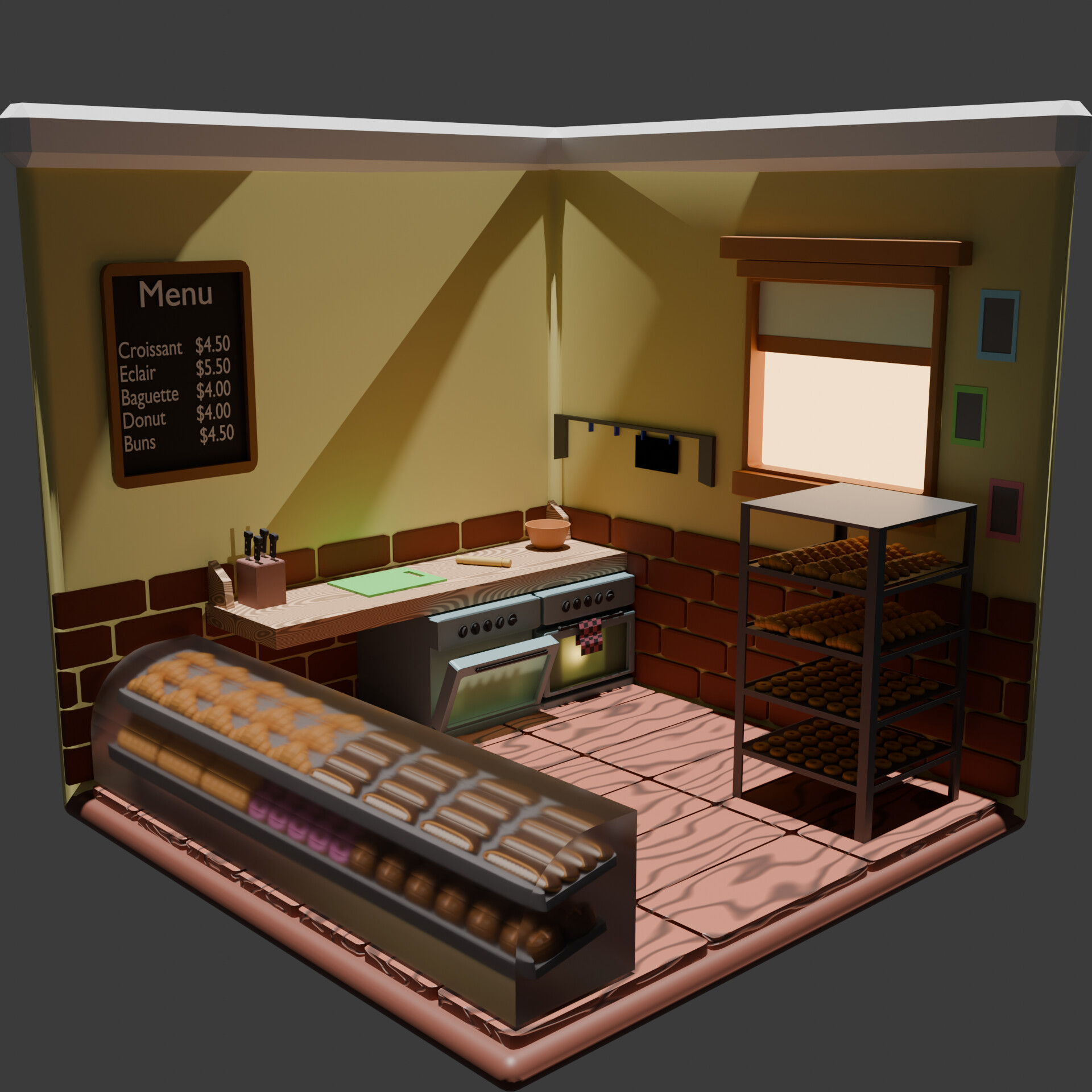 ArtStation - Isometric Bakery