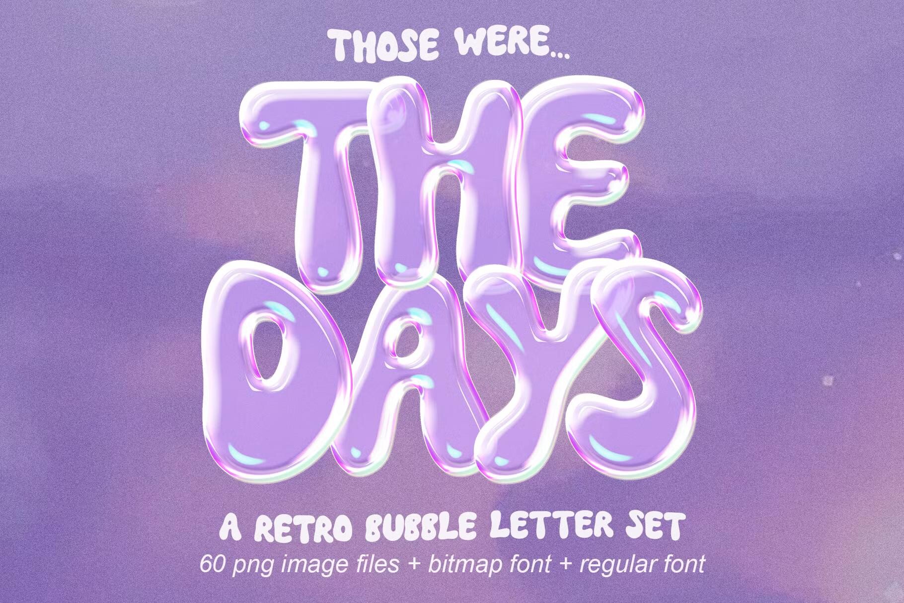 Klavdi - The Days | Bubble Letters Font