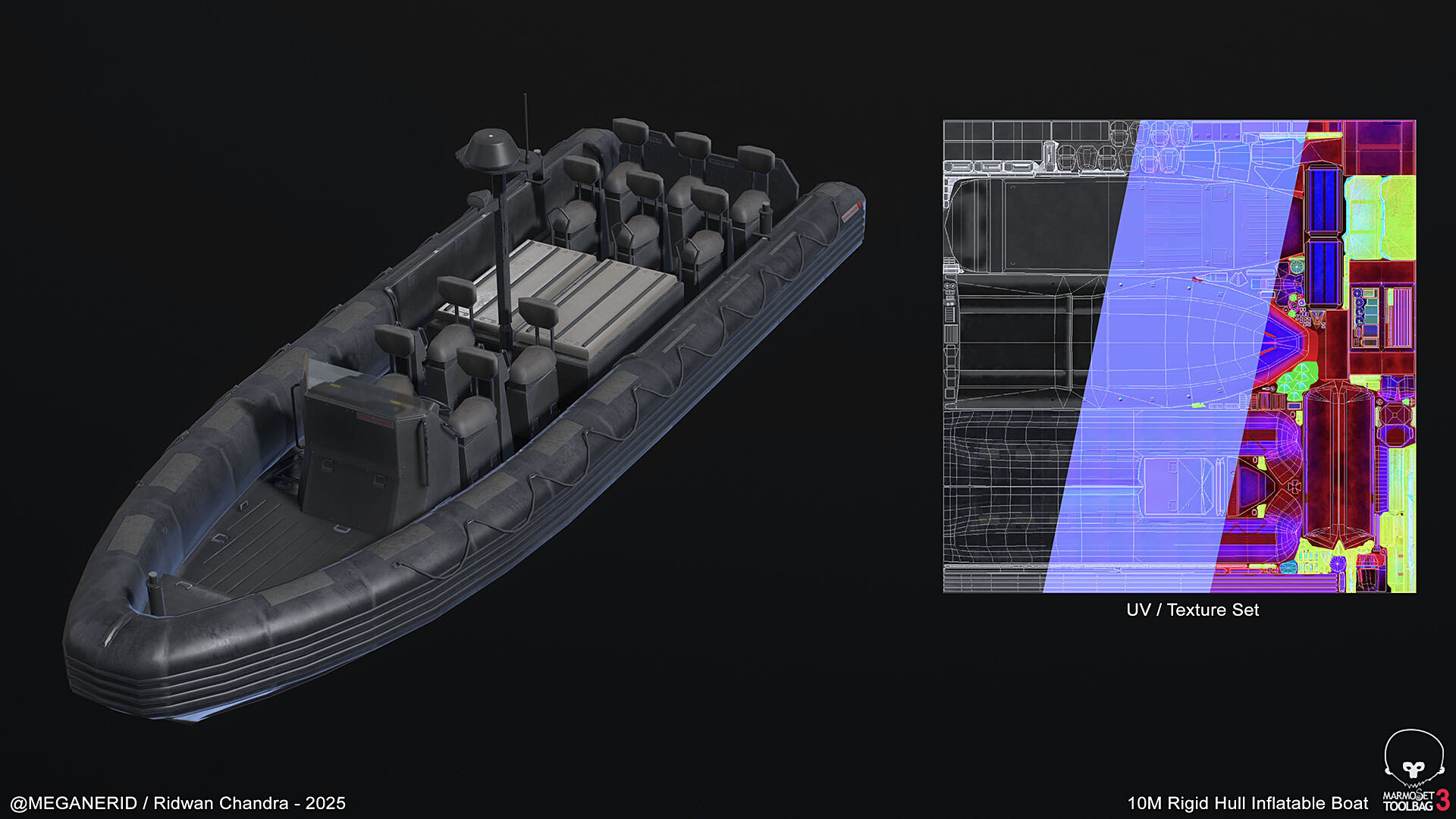 Ridwan Chandra - MeganeRid - 10m RHIB (Rigid Hull Inflatable Boat)