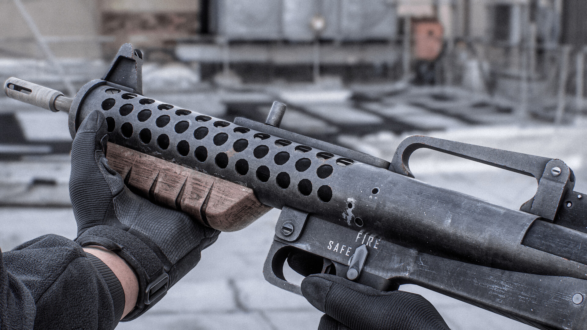 ArtStation - HGUP Model 66 Protoype Rifle