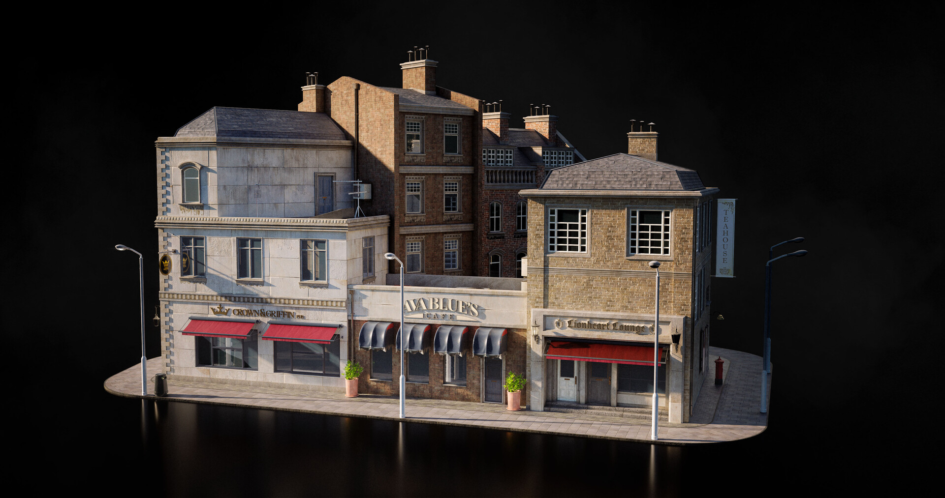 KitBash3D - "London" - 3D Models and Materials Kit