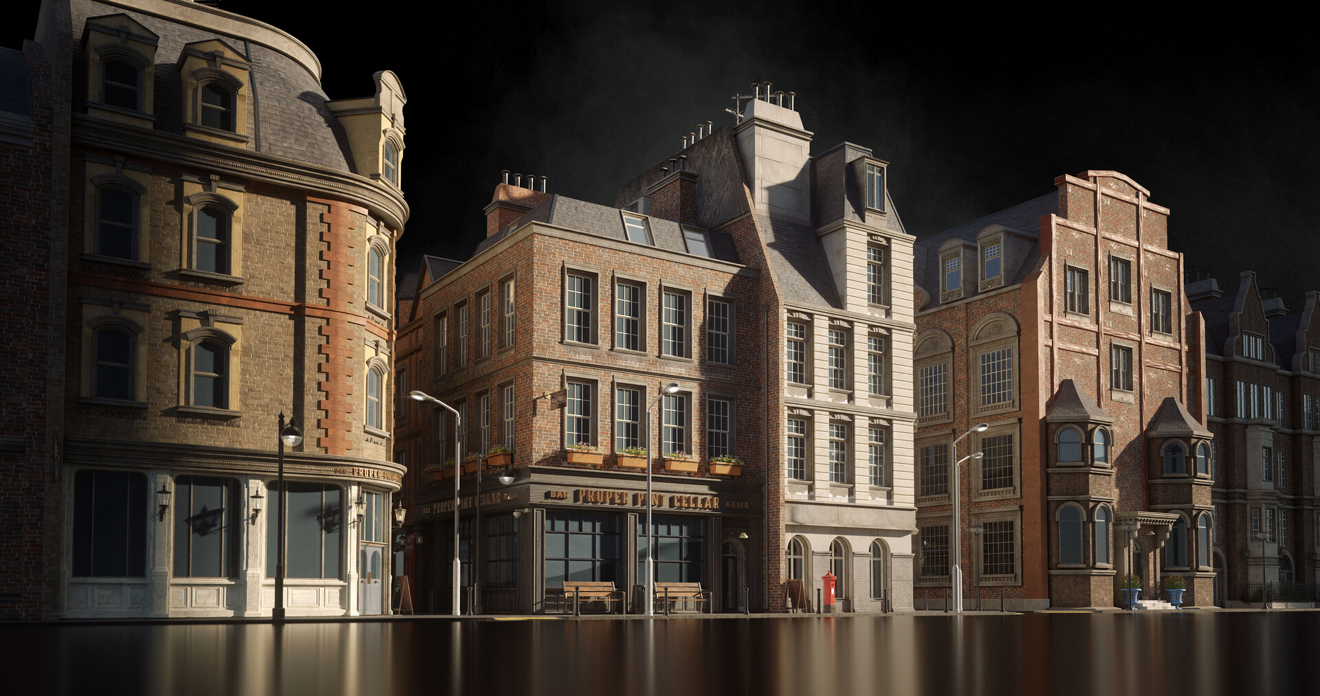 KitBash3D - "London" - 3D Models and Materials Kit