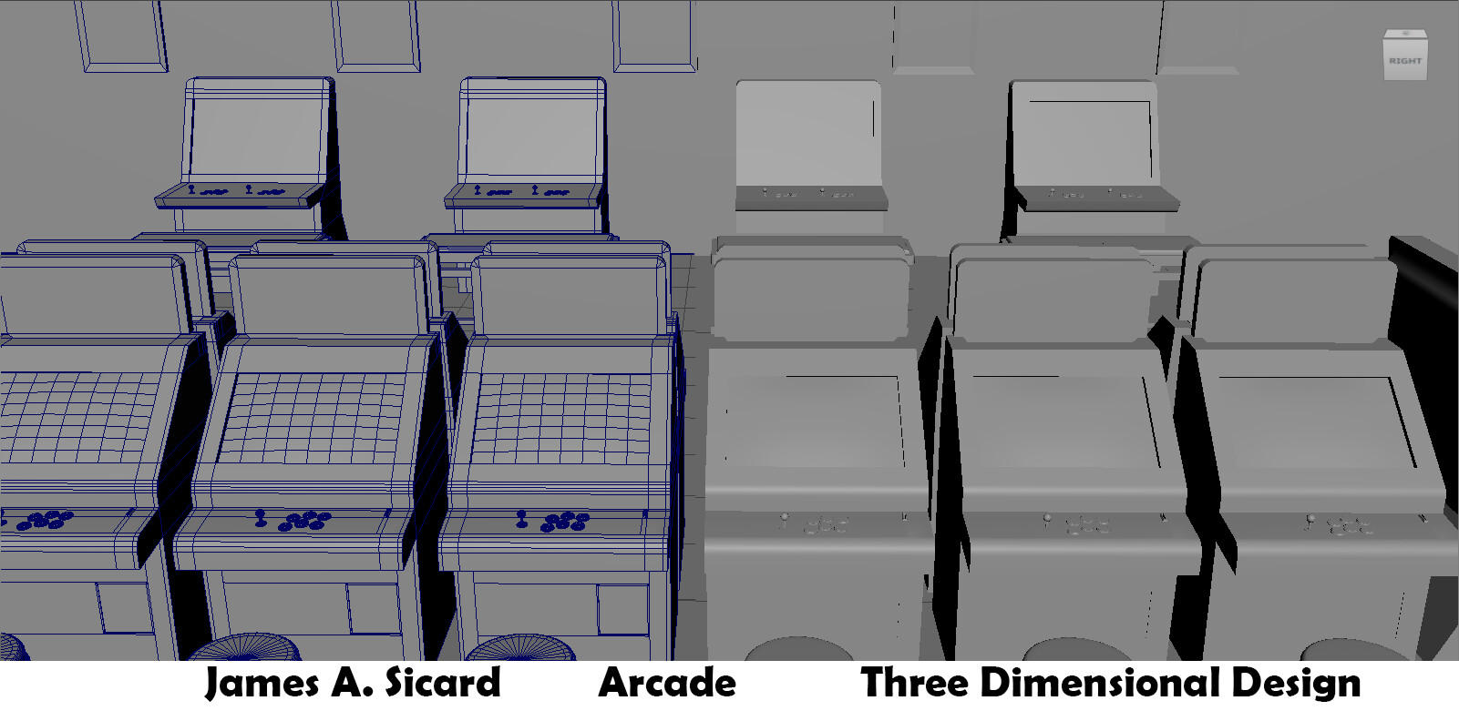 ArtStation - 3D Modelling Interior Arcade