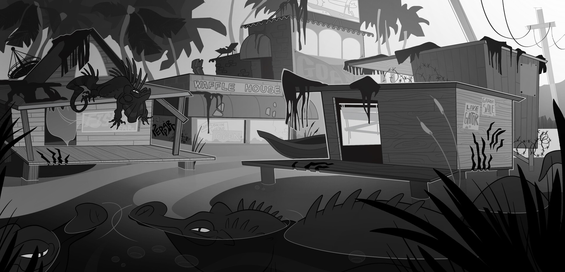 ArtStation - Swamp Scene